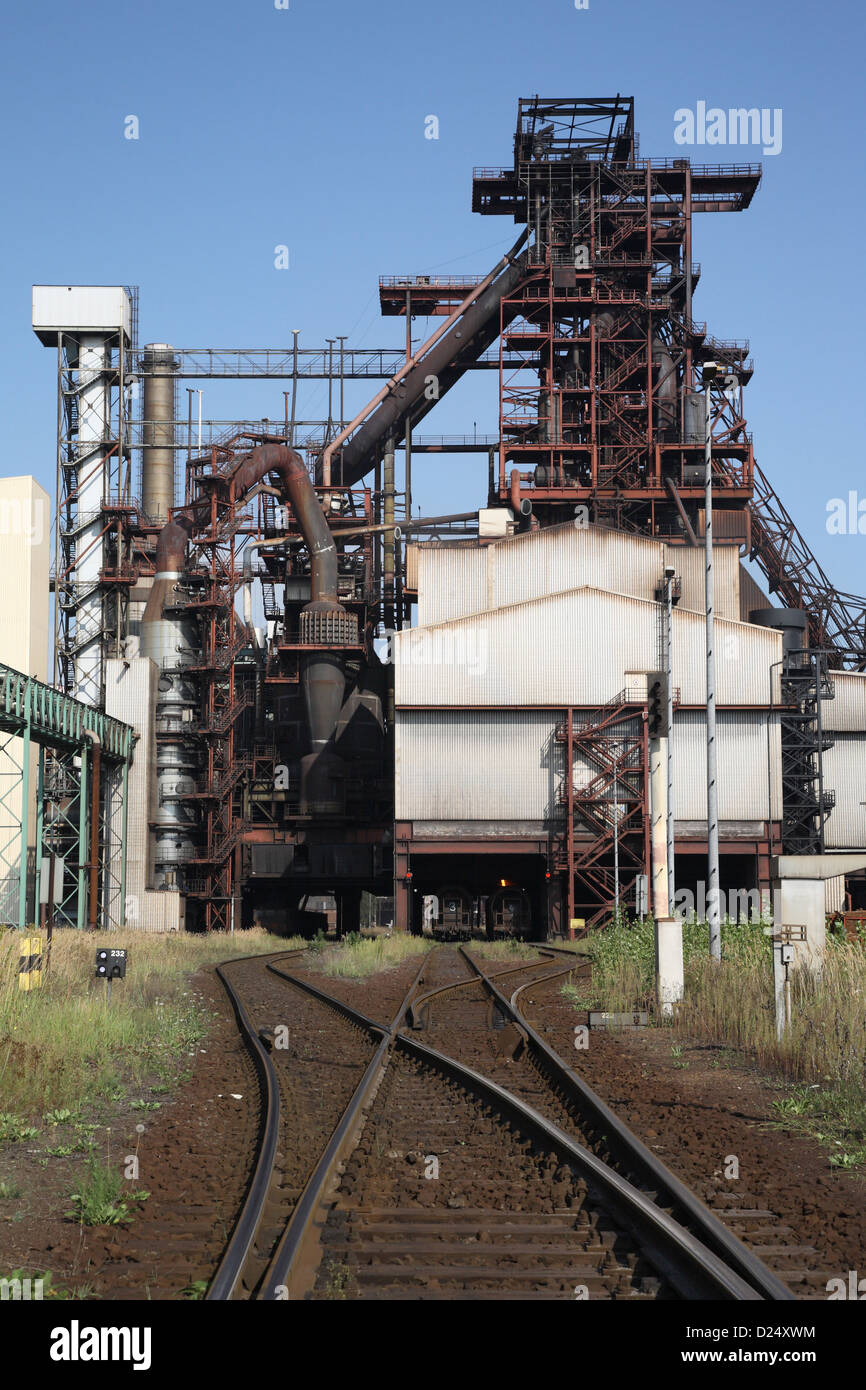 Eisenhuettenstadt, Germany, blast furnace of ArcelorMittal ...