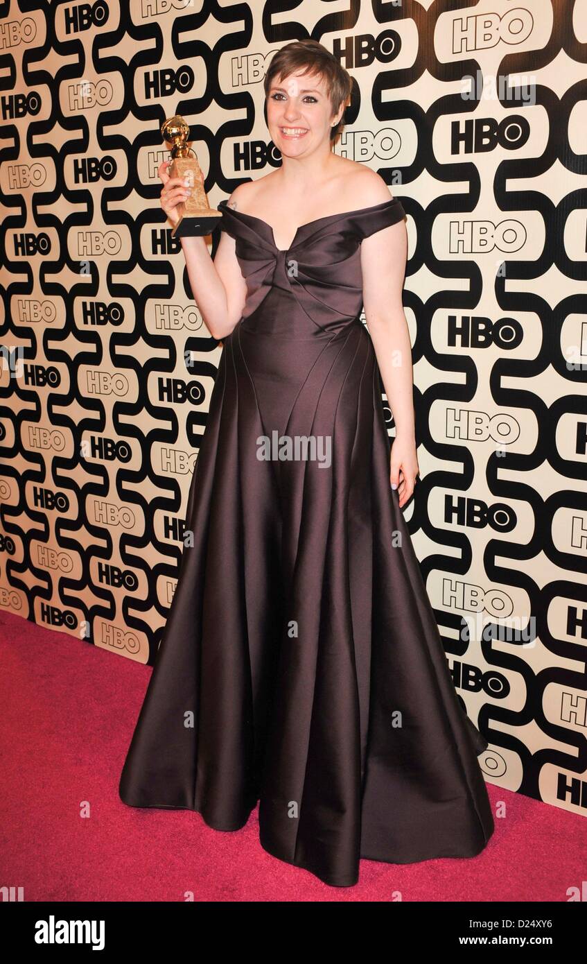 Lena Dunham at arrivals for HBO's Golden Globes After-Party, Circa at ...
