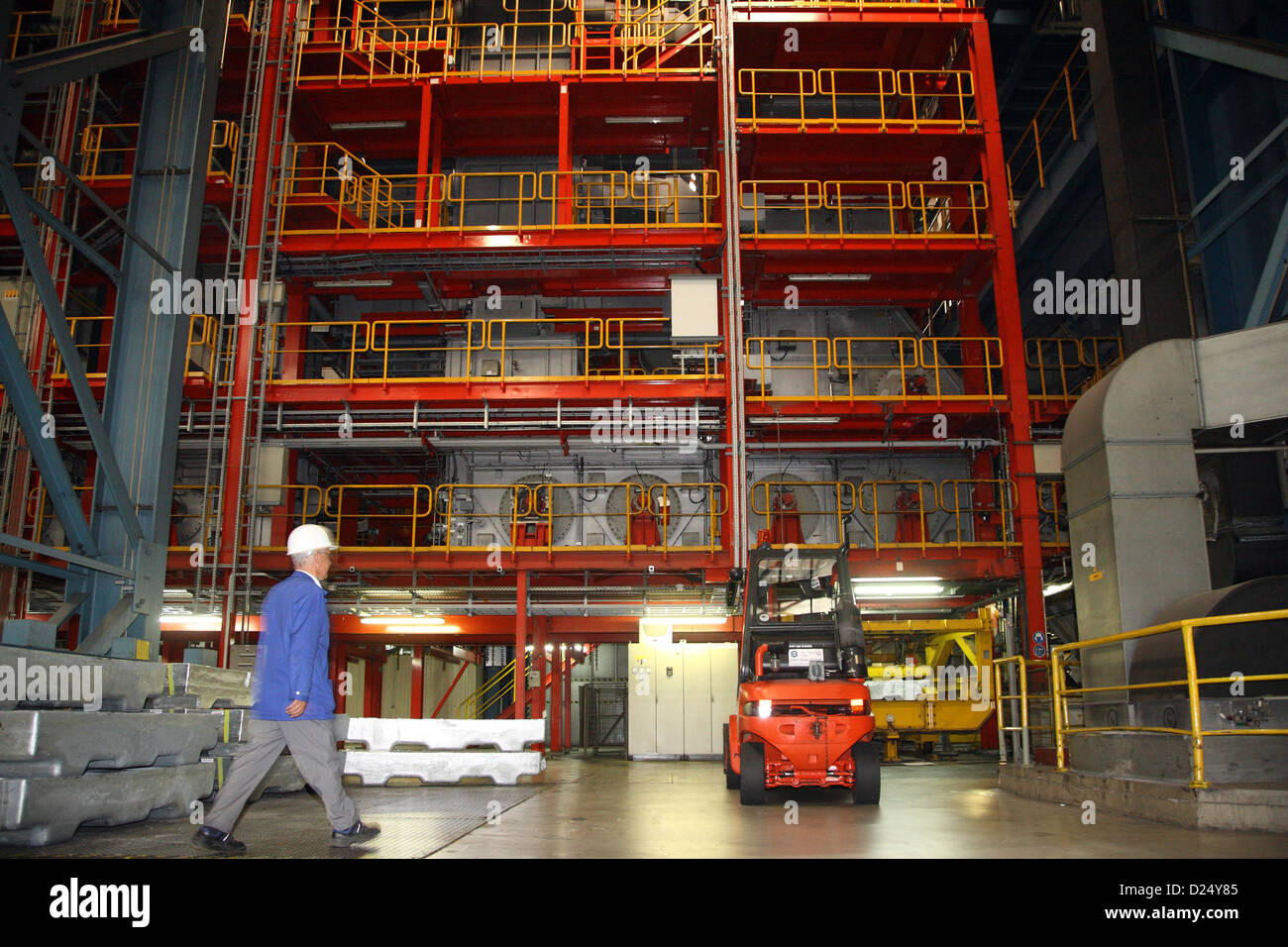 Eisenhuettenstadt, Germany, workshop of ArcelorMittal Eisenhuettenstadt ...