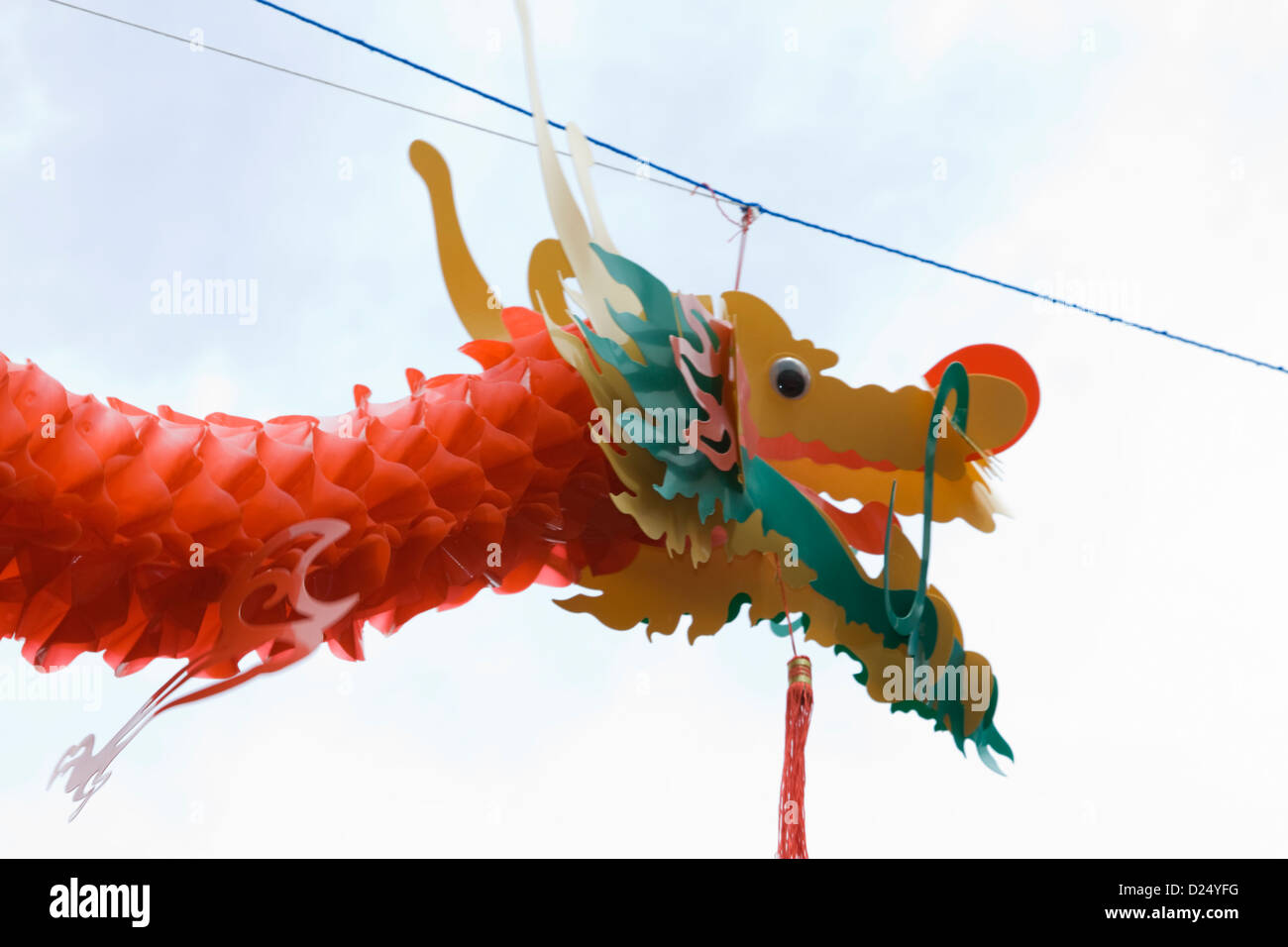 Paper Dragon during Chinese New Year Celebrations SIngapore Year of the ...