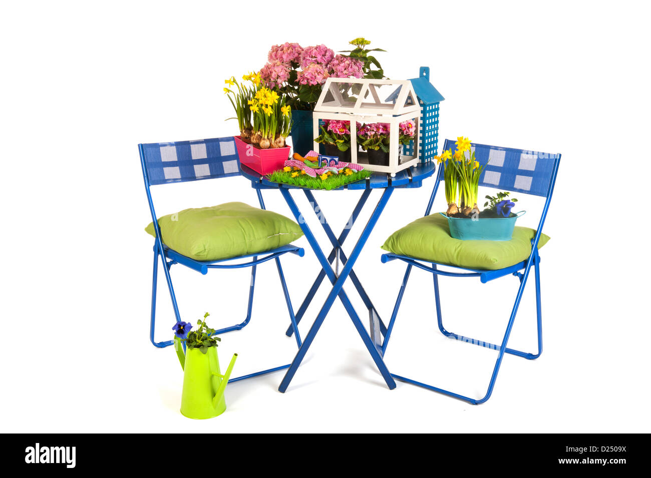 Garden flowers equipment Cut Out Stock Images & Pictures - Alamy