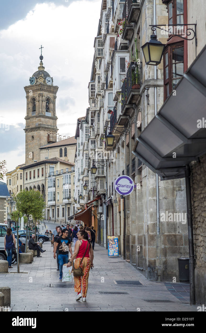 Del Machete square architecture. Vitoria city, European Green Capital ...