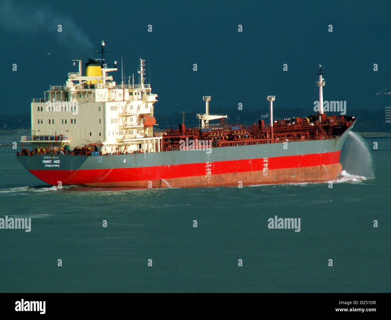 Cargo container ship Stock Photo - Alamy