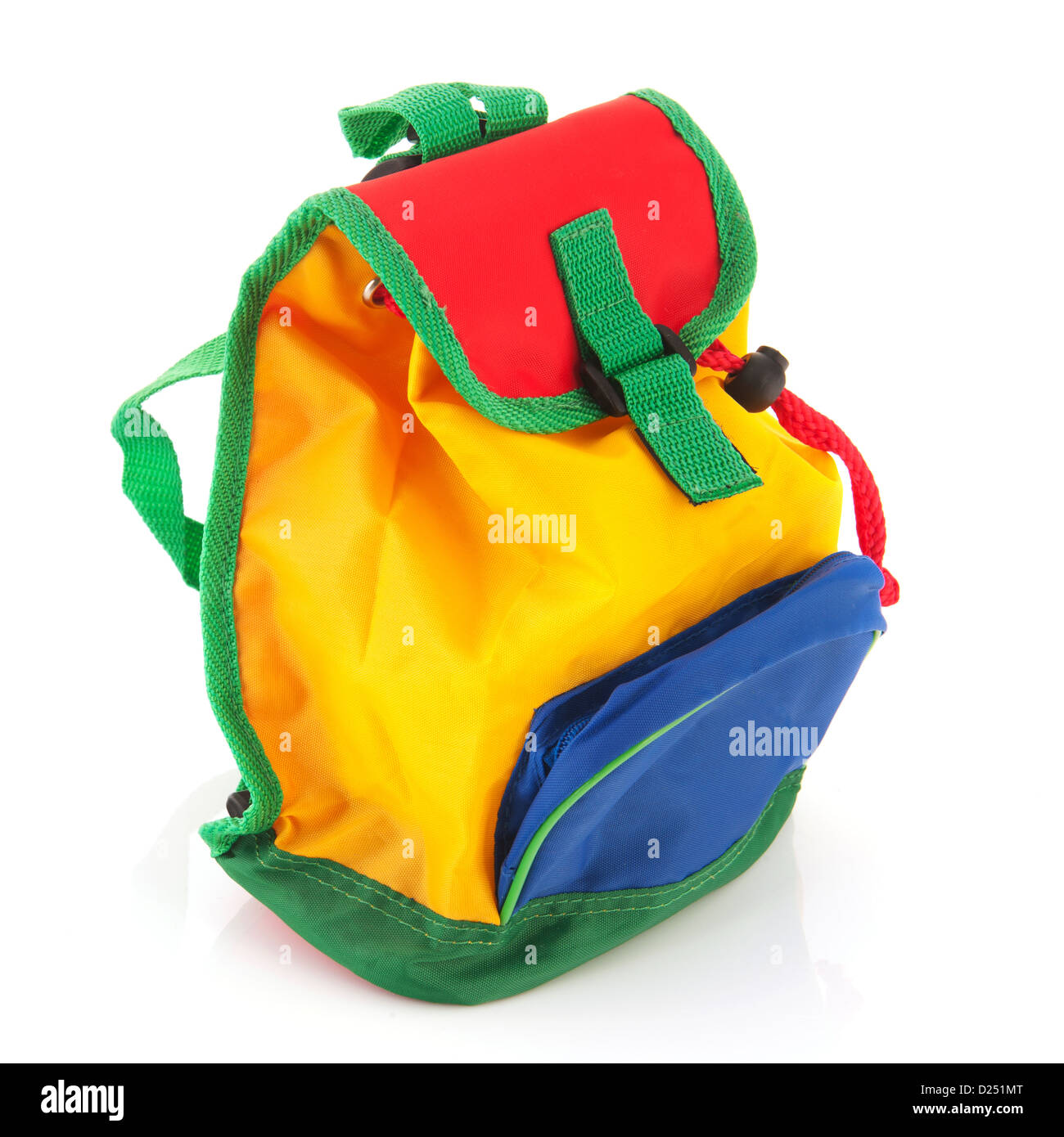 Colorful backpack for luggage isolated white background Stock Photo - Alamy
