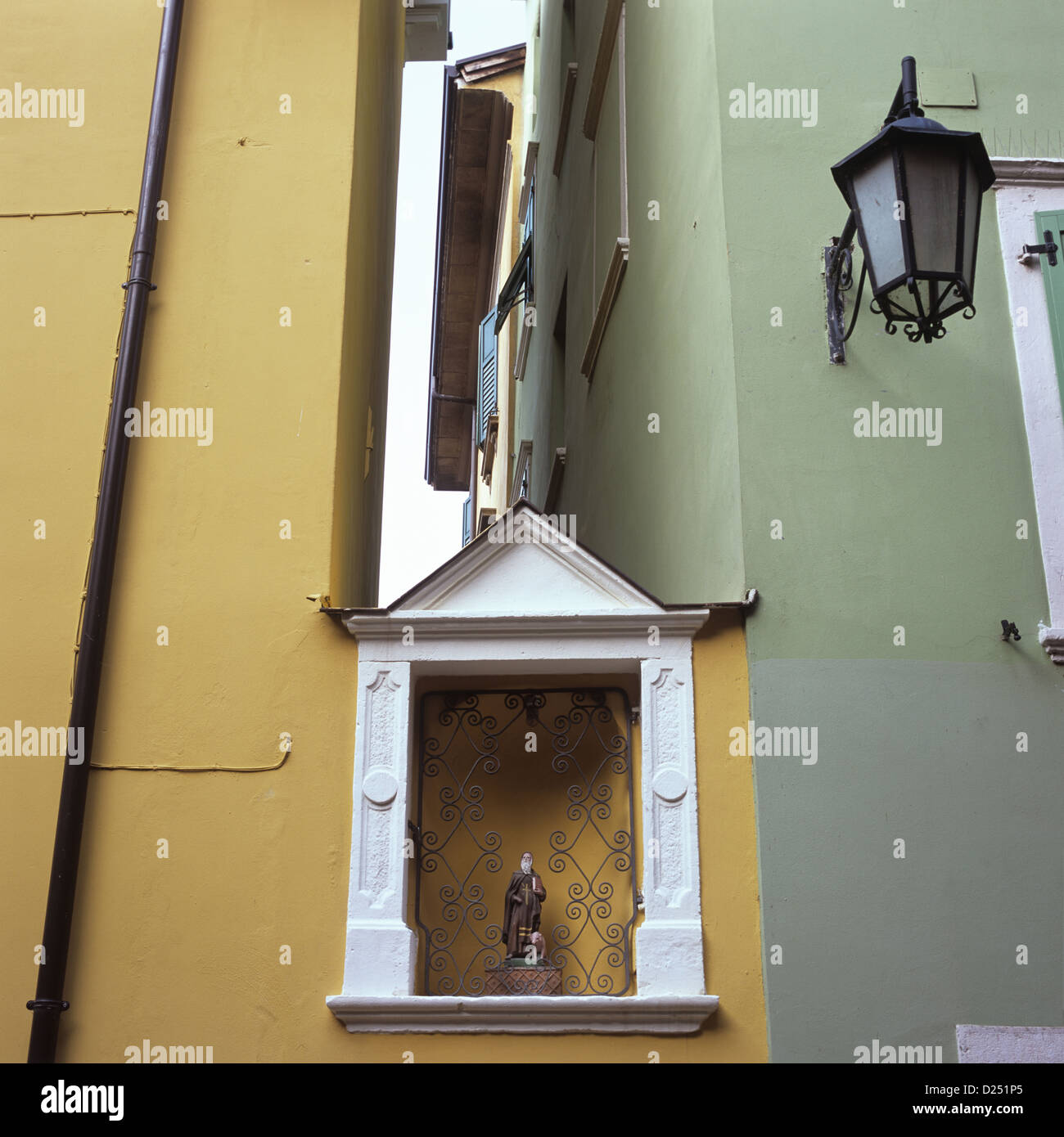 Torbole, Italy, shrine on a house wall Stock Photo - Alamy