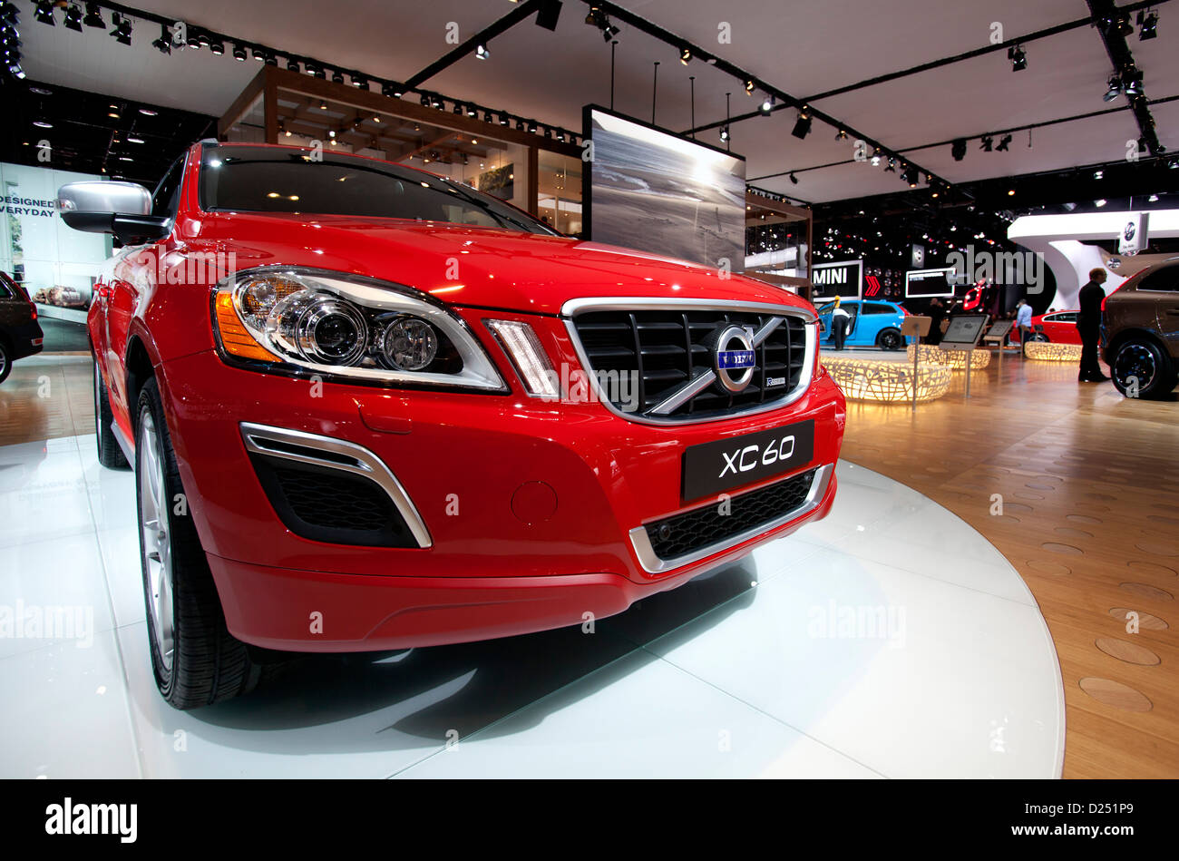 Mercedes benz nissan cobo center exhibition display 2013 hi-res stock ...