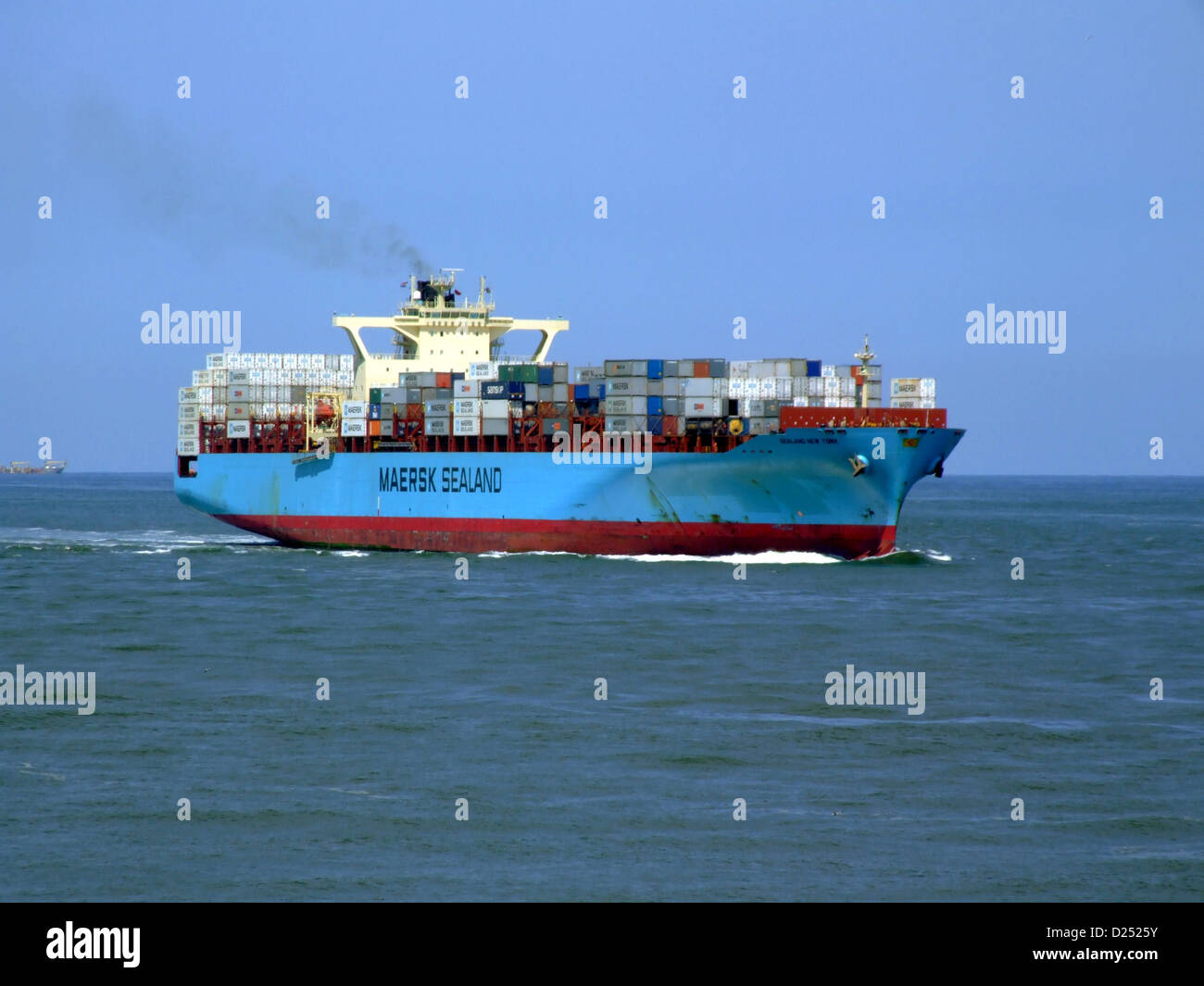 Cargo container ship Stock Photo - Alamy