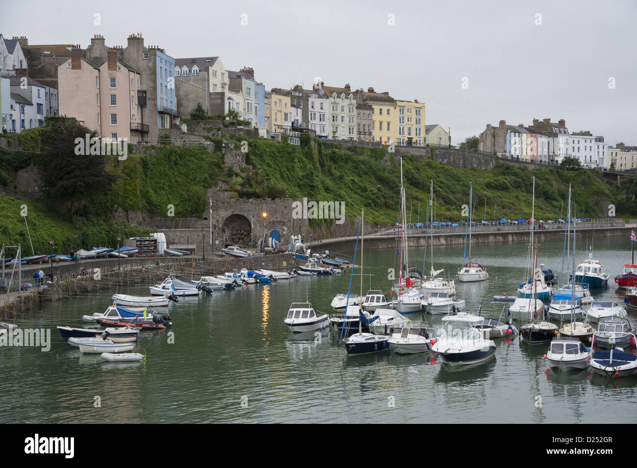 Wales welsh coastal scenery coast harbours uk boat boats hi-res stock ...