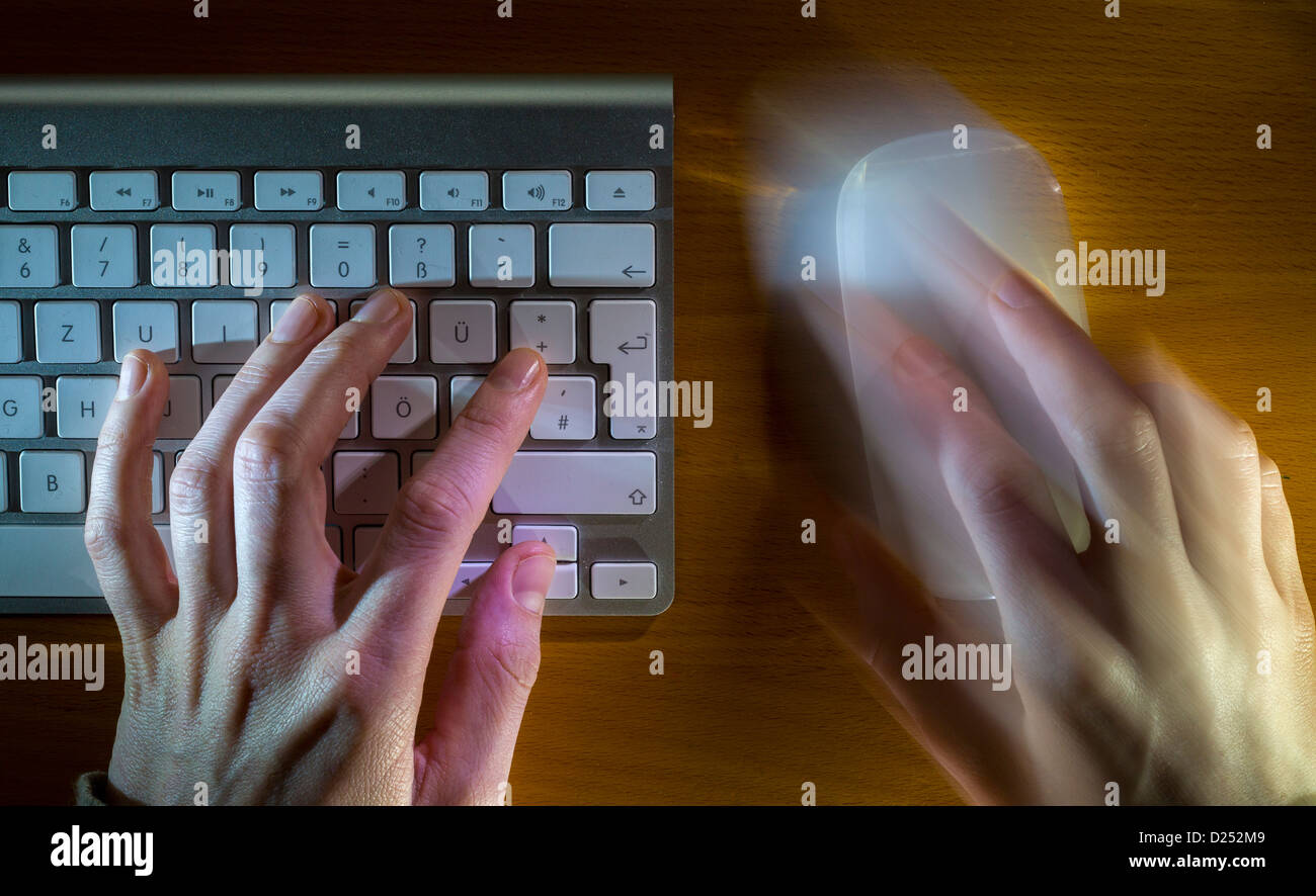 Computer keyboard computer mouse hi-res stock photography and images ...