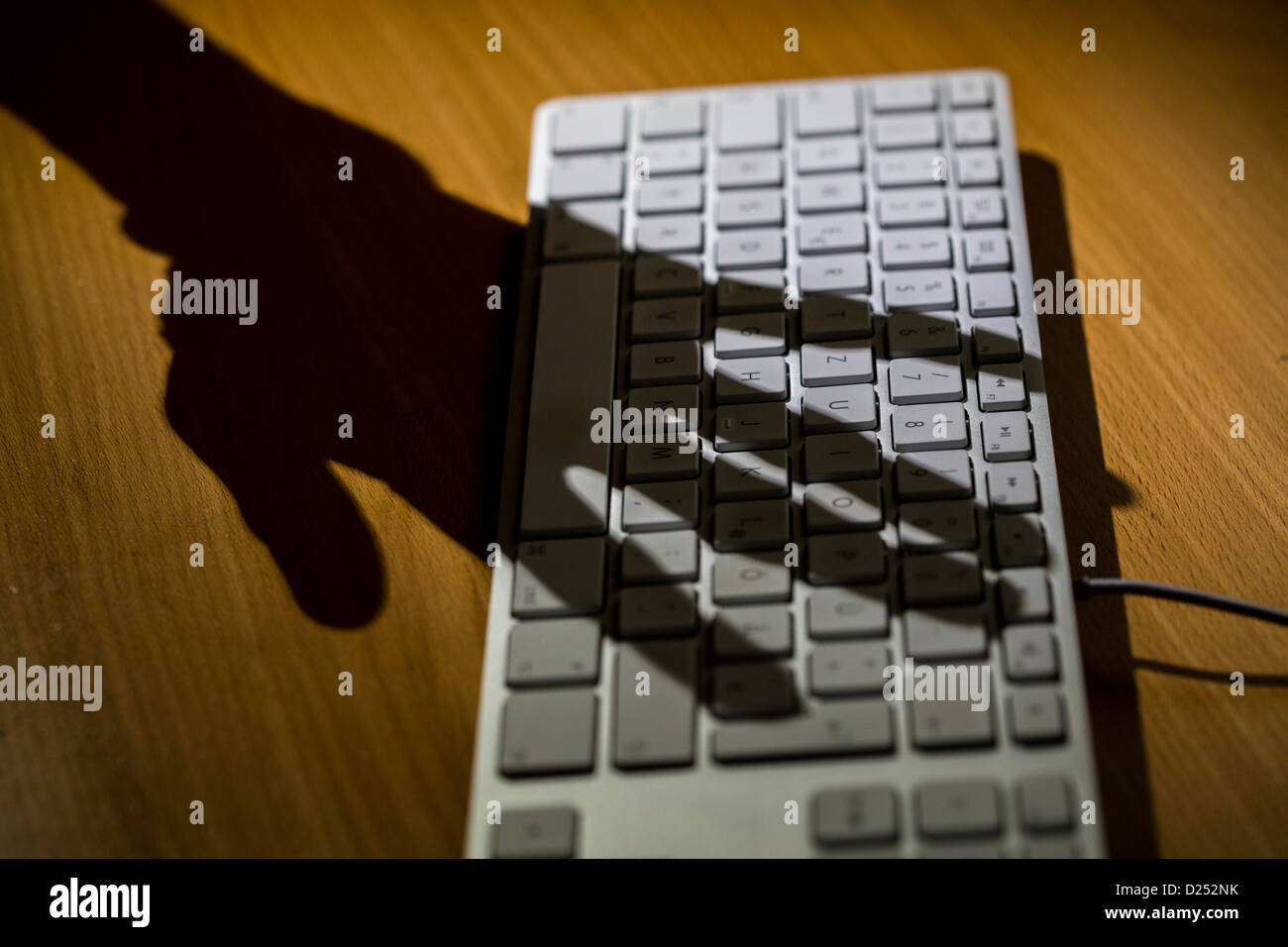 Computer shadow hi-res stock photography and images - Alamy