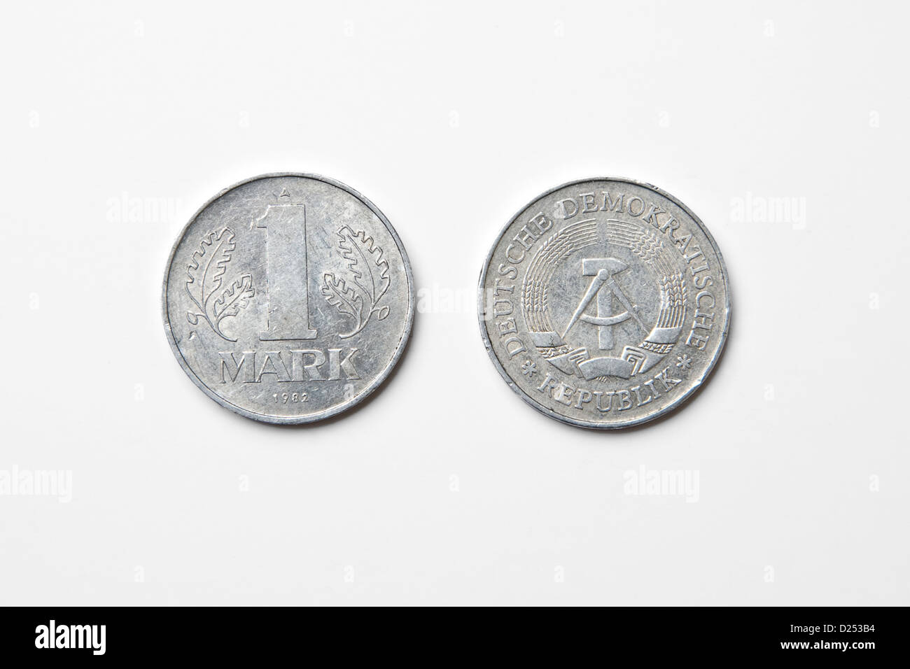 Berlin, Germany, A-Markstuecke GDR money Stock Photo - Alamy