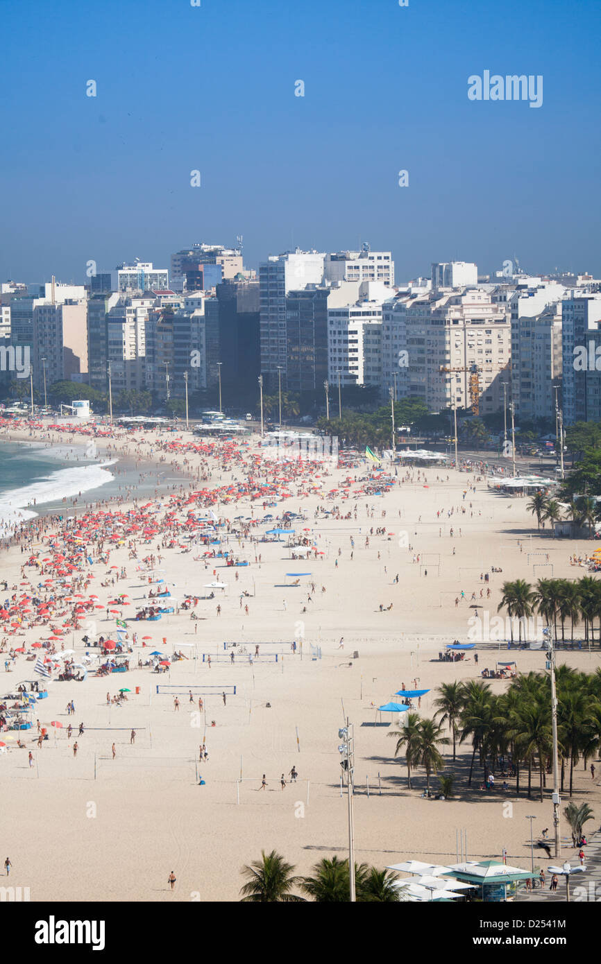 Panoramic aerial view copacabana beach hi-res stock photography and ...