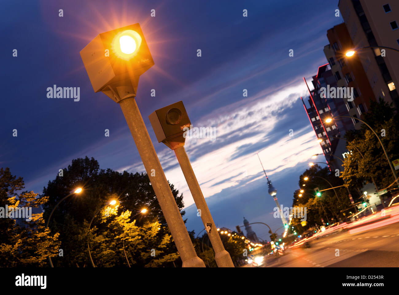 Berlin, Germany, radar control in the center of Berlin Stock Photo - Alamy