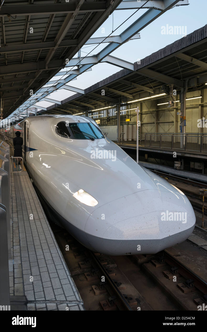N700 Series Shinkansen Bullet Train at Kyoto Station Stock Photo - Alamy