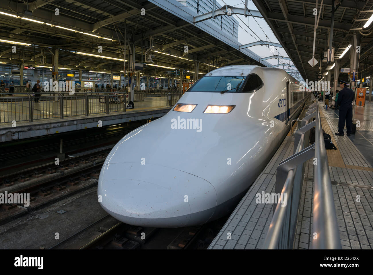 N700 Series Shinkansen Bullet Train at Kyoto Station Stock Photo - Alamy