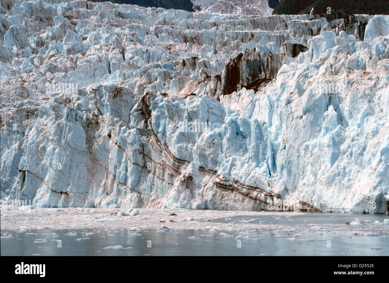 Cascade Glacier, Barry Arm, Prince William Sound, Alaska Stock Photo ...