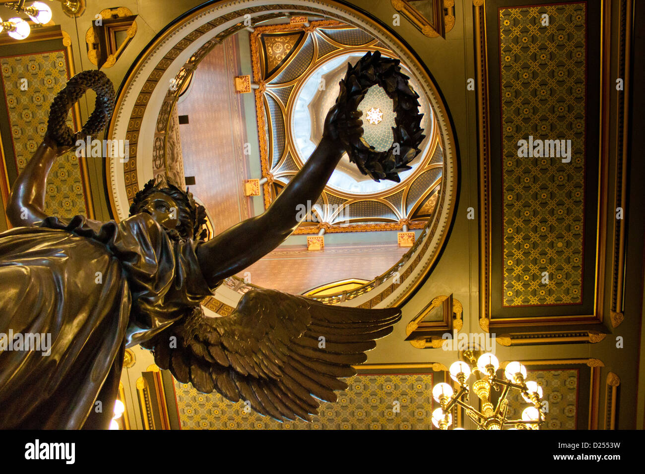 Statue of Genius Connecticut State House Stock Photo - Alamy