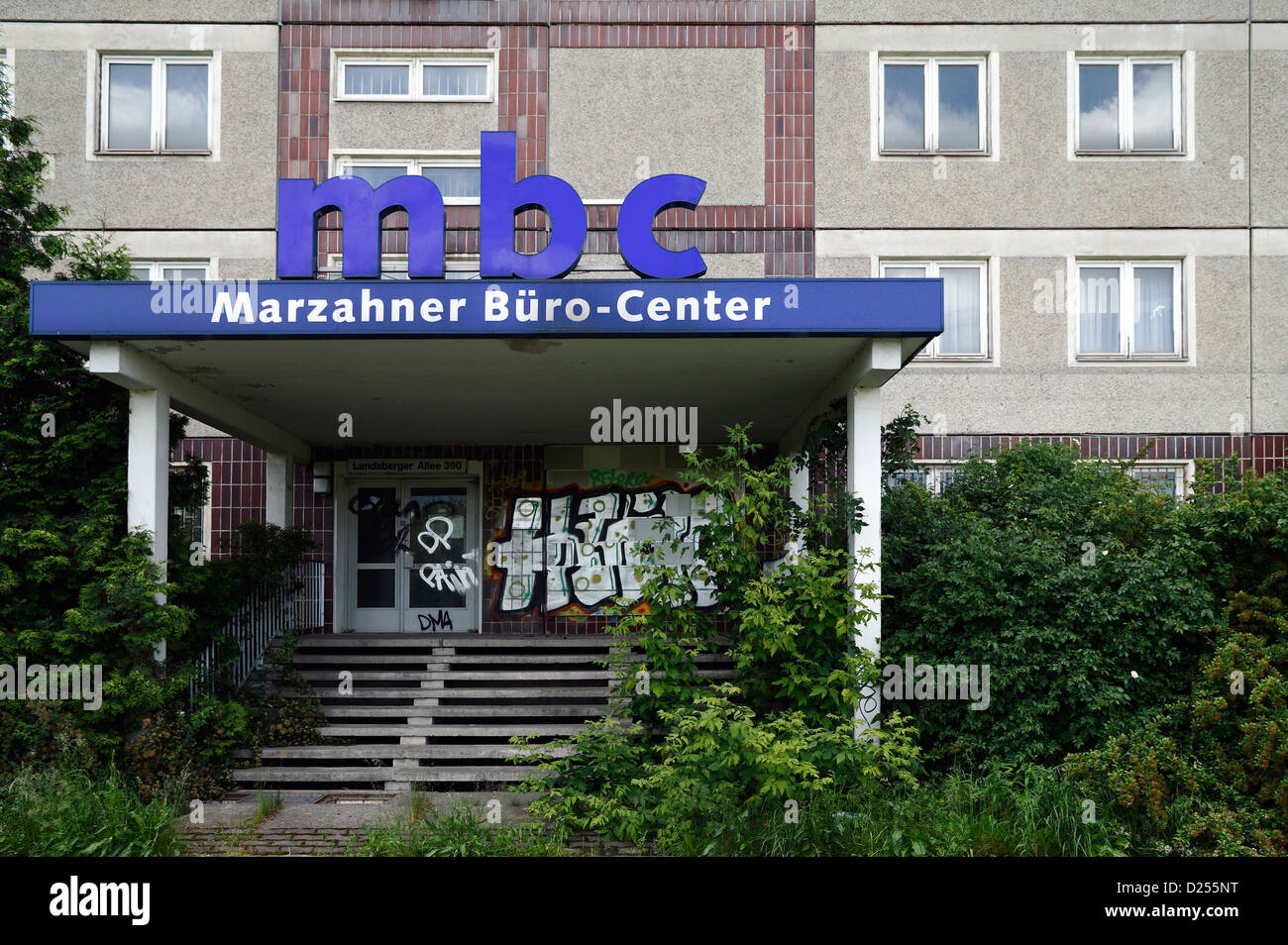 Berlin, Germany, the entrance to the office Marzahner Center mbc Stock ...