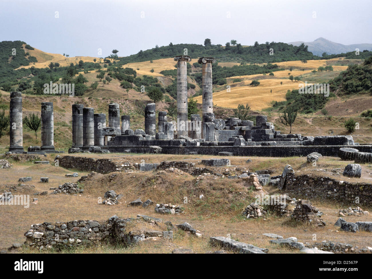 Temple of Artemis, Sardis, Turkey 690607 034 Stock Photo - Alamy
