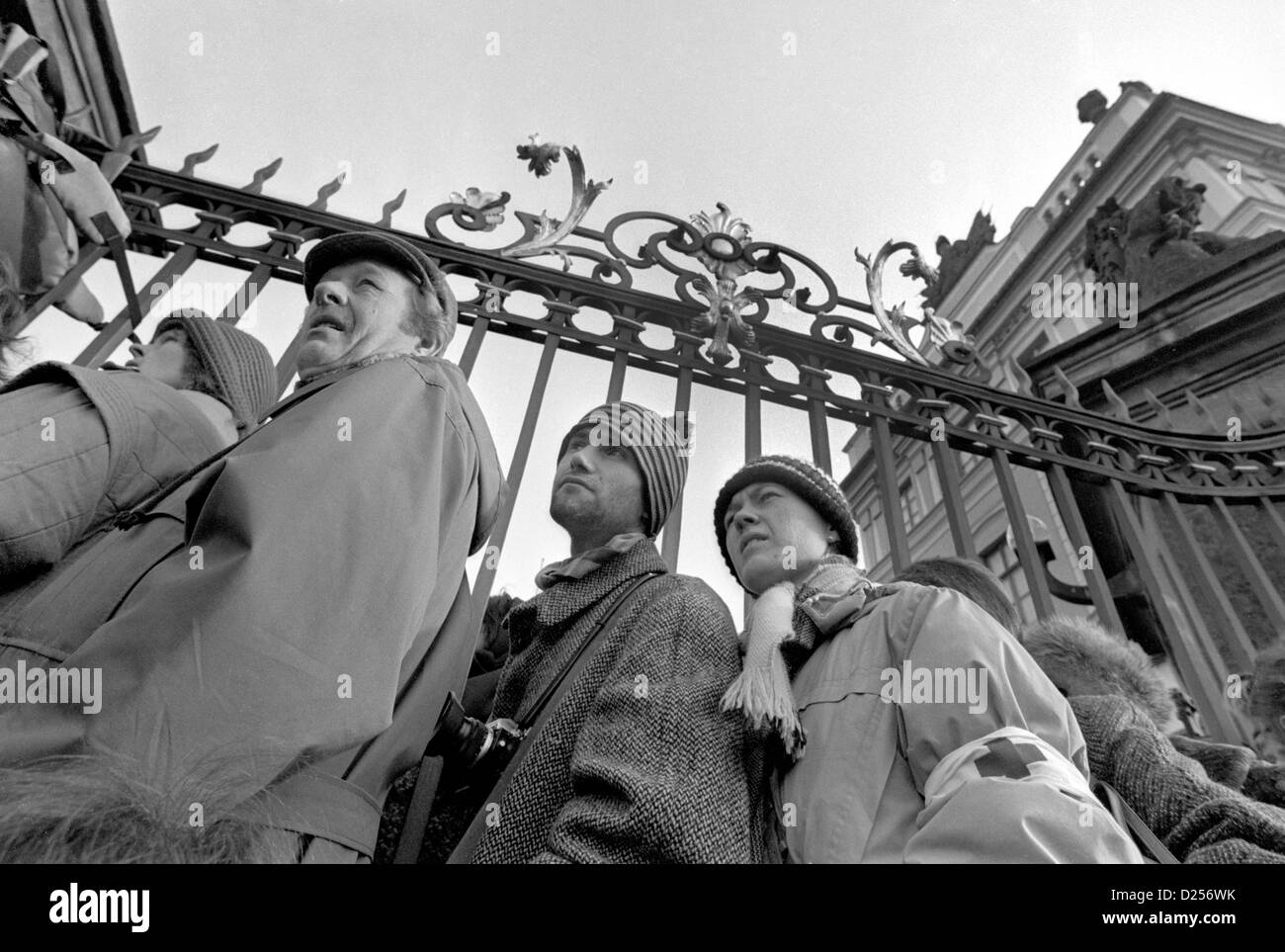Velvet revolution czechoslovakia Black and White Stock Photos & Images ...