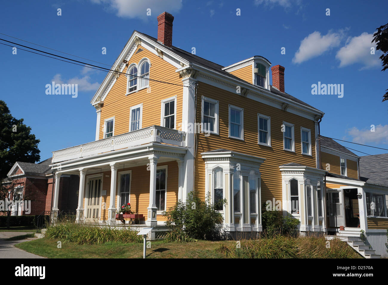 The Nickels-Colcord-Duncan House, built in the early 1840s, now houses ...