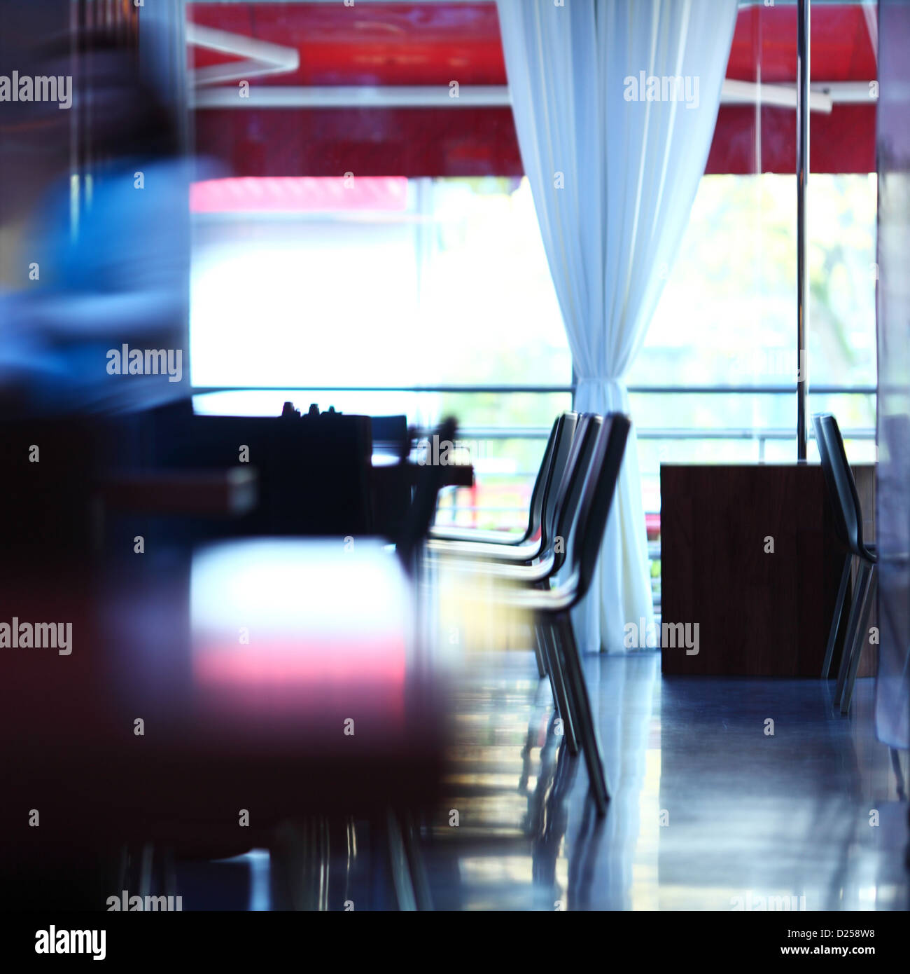 dark cafe interior close up Stock Photo - Alamy