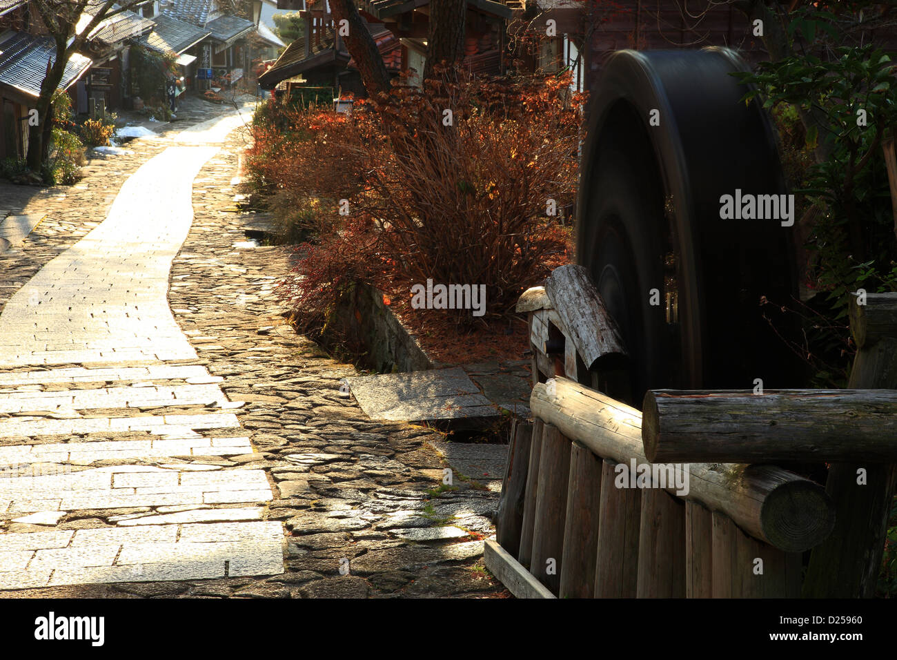 Magome post town in Nakatsugawa, Gifu Prefecture Stock Photo - Alamy
