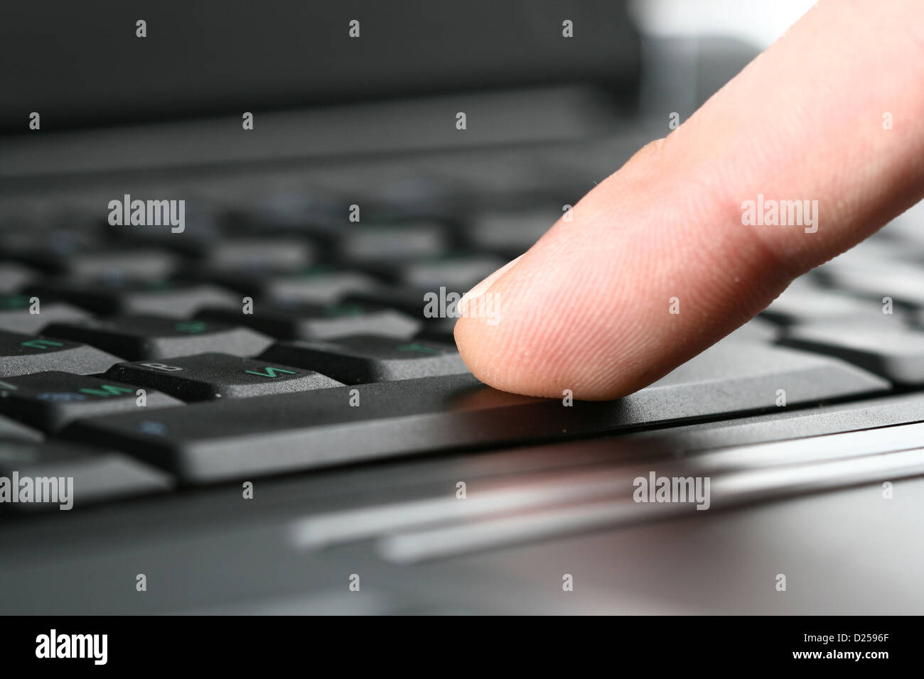 Press finger hi-res stock photography and images - Alamy