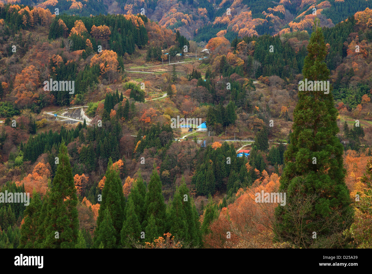 Shinshushin town, Nagano Prefecture Stock Photo - Alamy