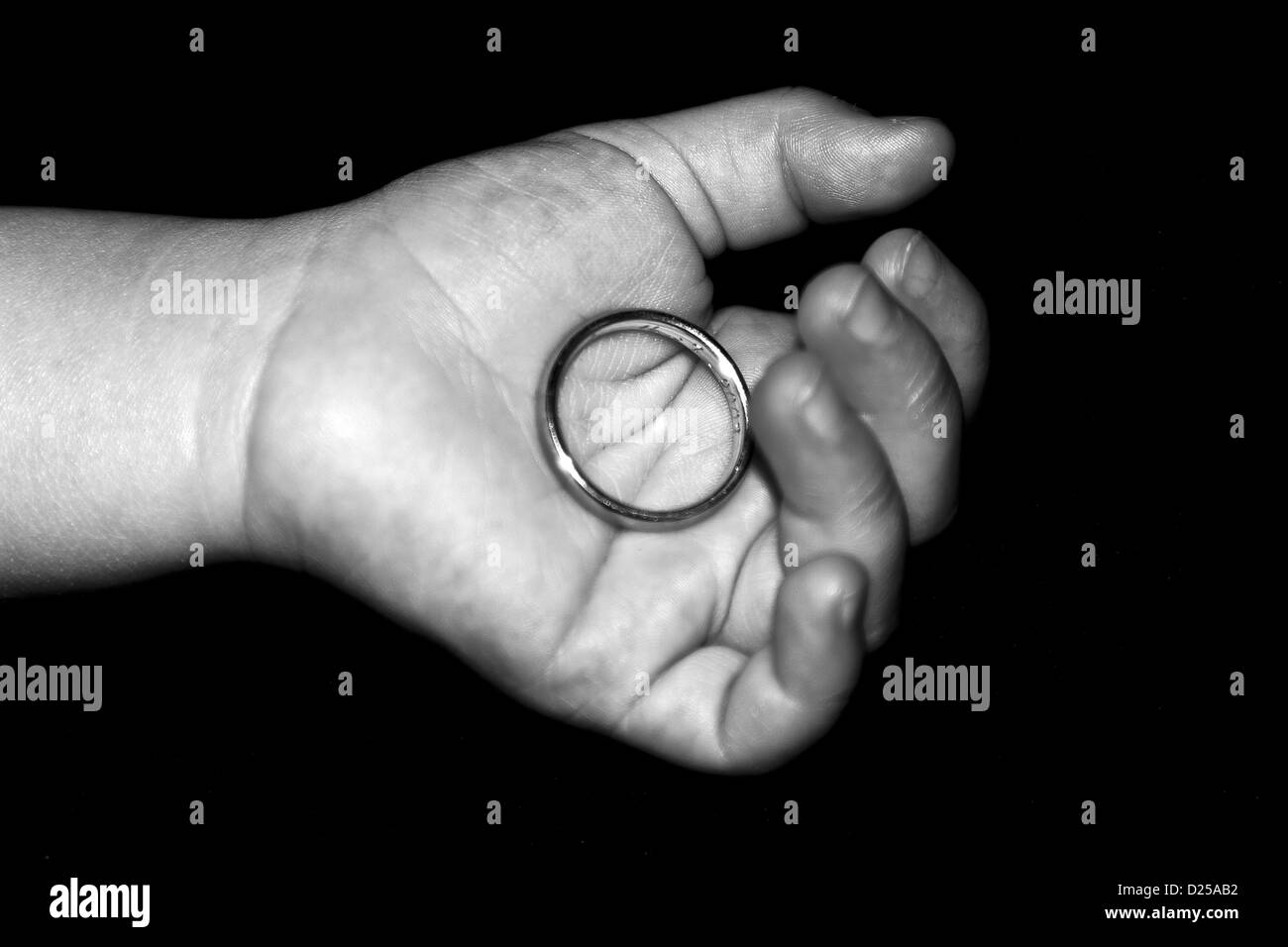 Baby finger black hi-res stock photography and images - Alamy