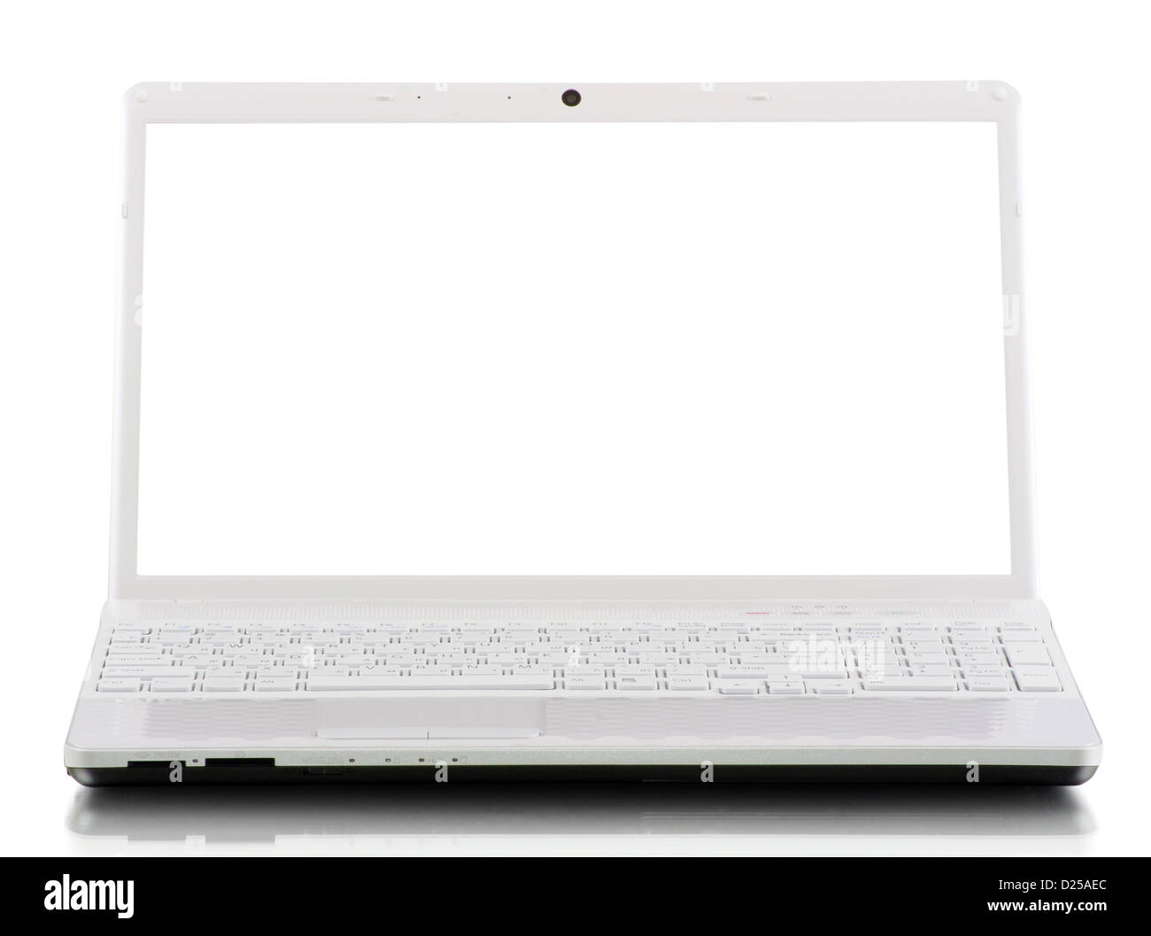 laptop isolated on white background Stock Photo - Alamy