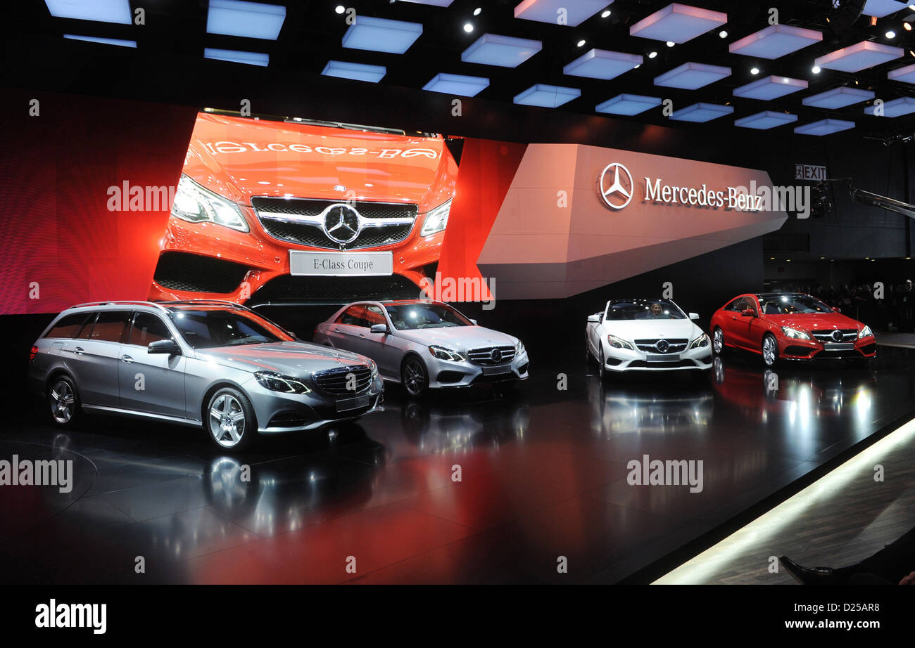 The new Mercedes-Benz E class is unveiled on the first press day at the ...