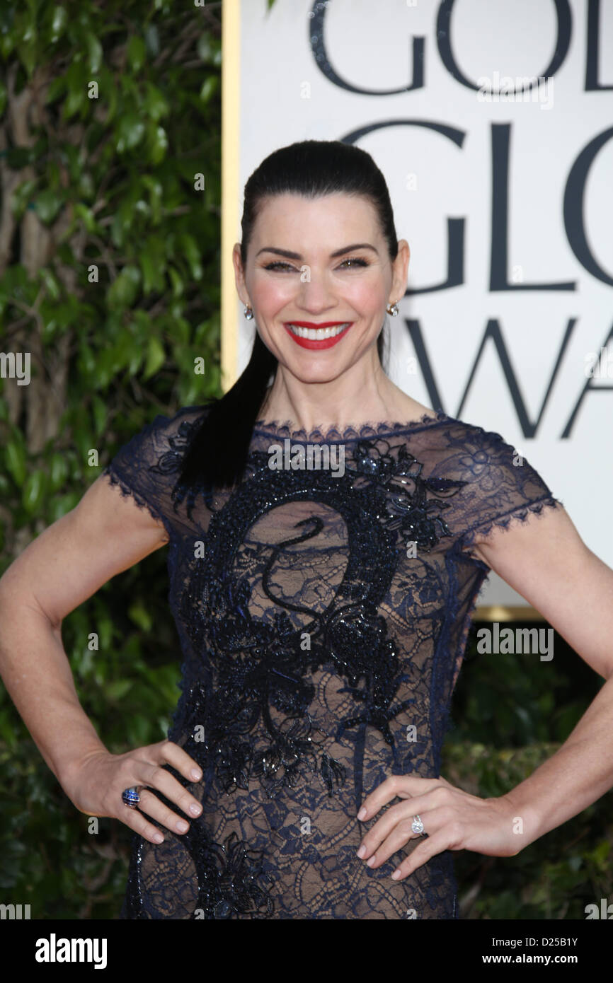 US actress Julianna Margulies arrives at the 70th Annual Golden Globe ...