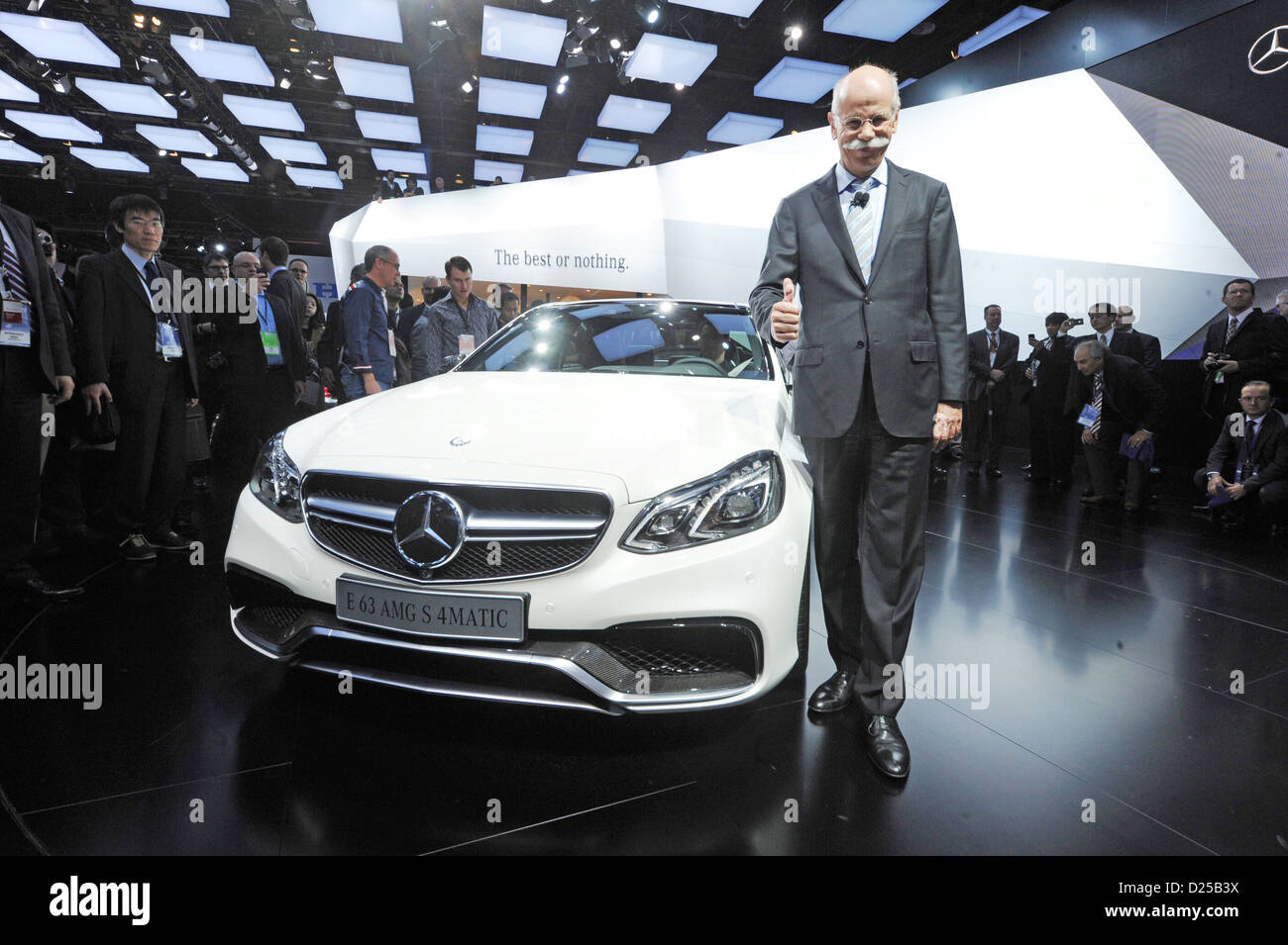 CEO of Daimler and director of Mercedes-Benz Cars Dieter Zetsche ...