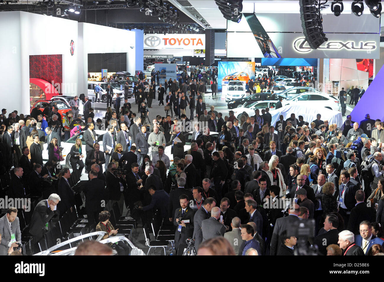 The hall of the North American International Auto Show (NAIAS) is ...