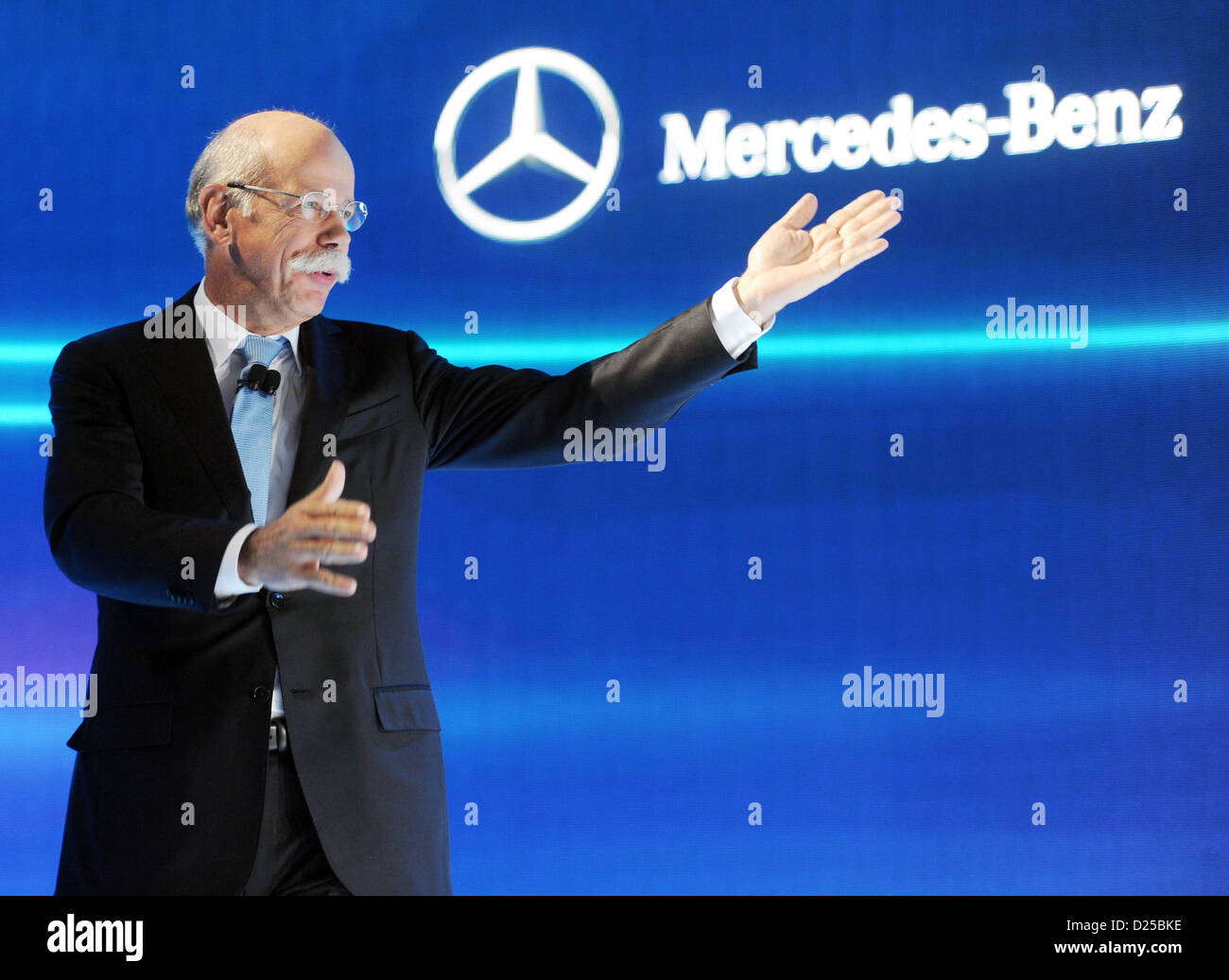 CEO of Daimler and director of Mercedes-Benz Cars Dieter Zetsche ...