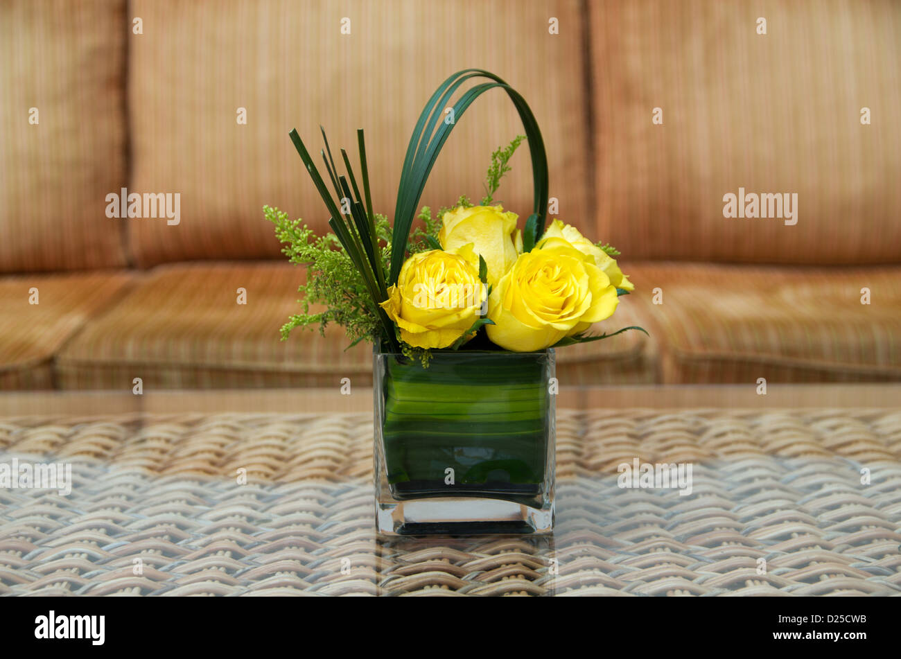 rose flower on a table Stock Photo - Alamy