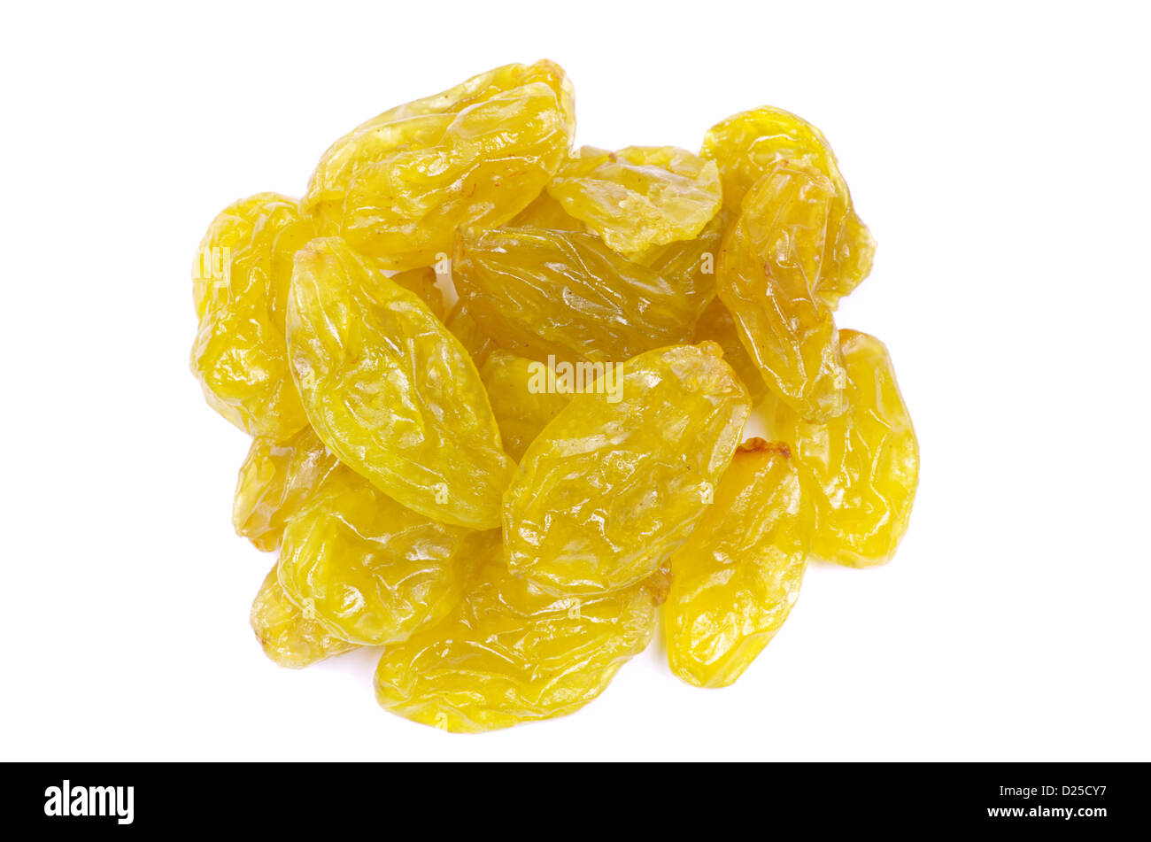 Heap dark raisins on Cut Out Stock Images & Pictures - Alamy