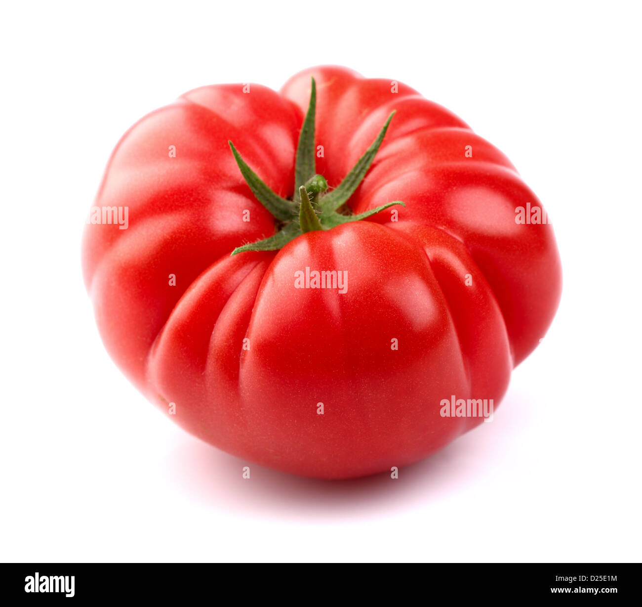Ripe red juicy tomato in Cut Out Stock Images & Pictures - Alamy