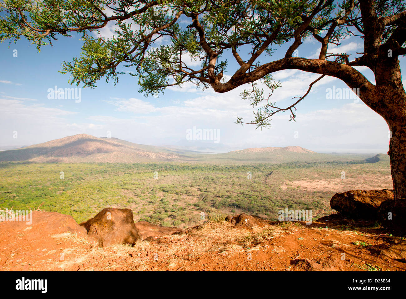 View of the Bridge of God at Nechisar National Park, Lower Omo Valley ...