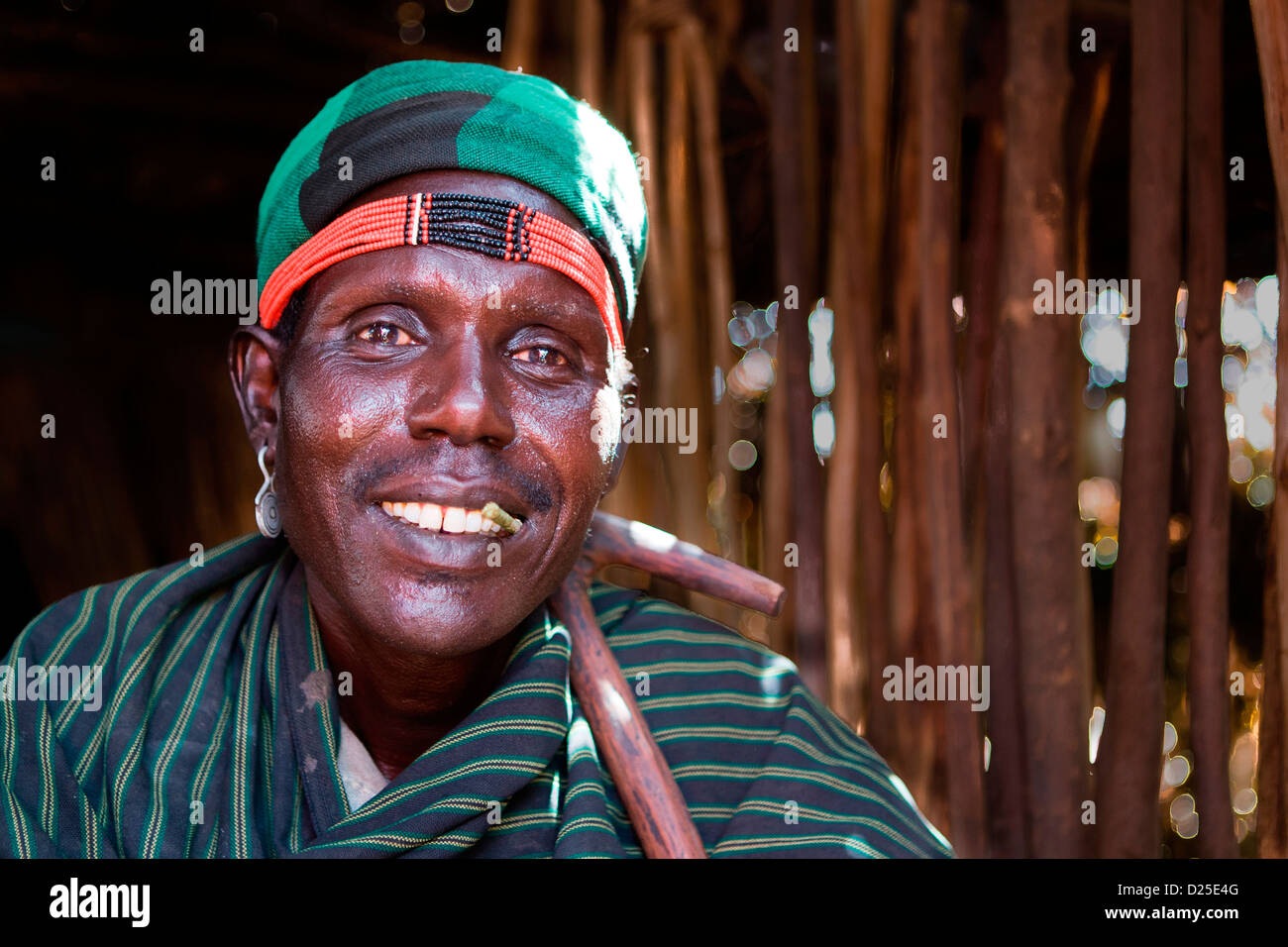 Portrait african tribesman hi-res stock photography and images - Alamy