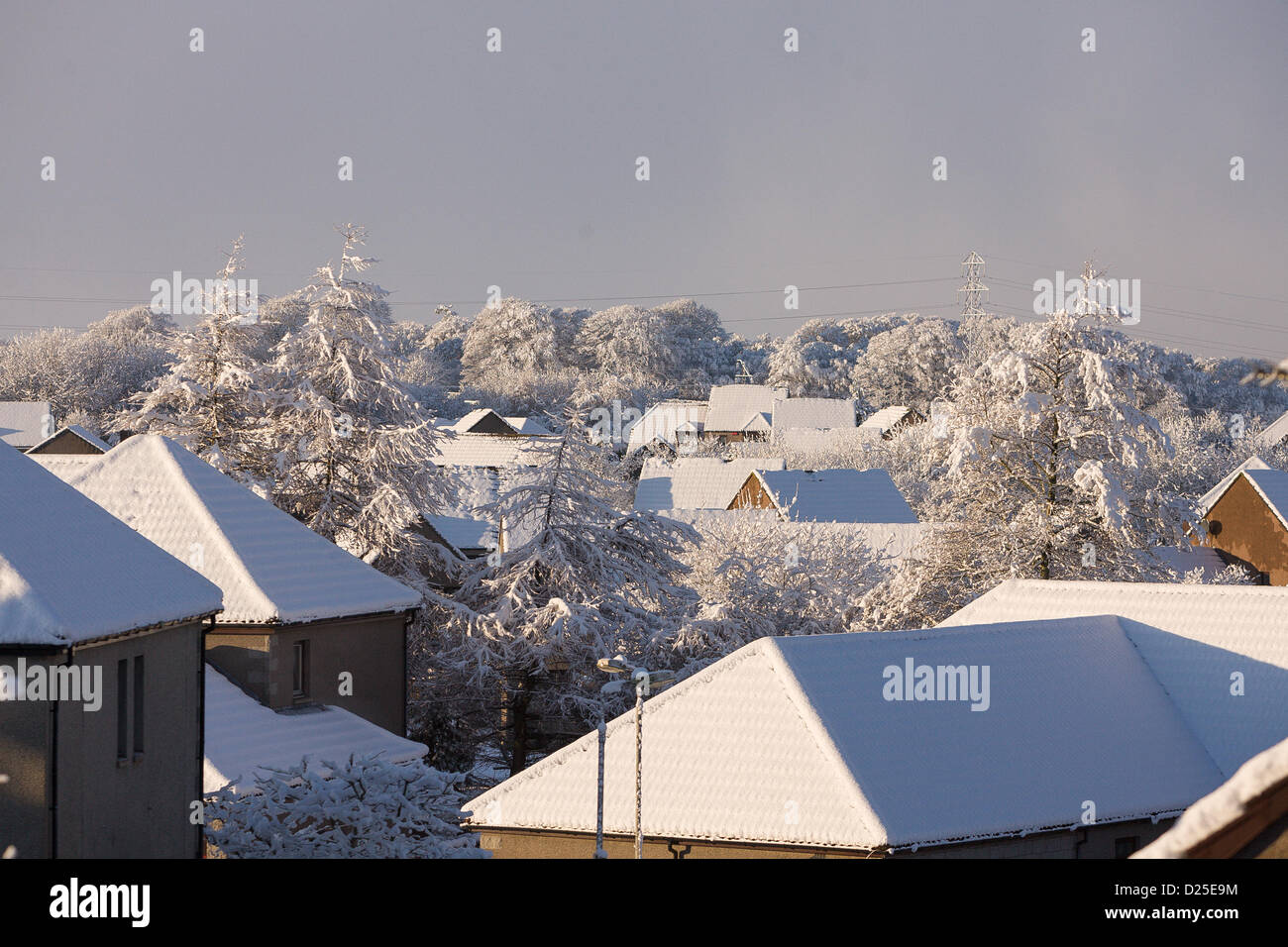 Scenic winter conditions in Aberdeen Scotland Stock Photo - Alamy