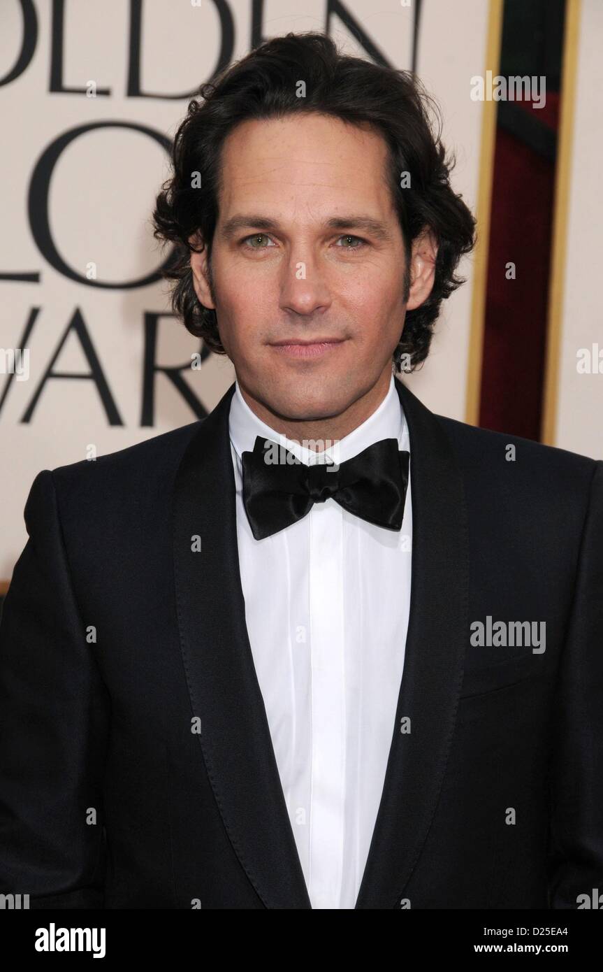 Los Angeles, California, USA. 13th January 2013. Actor PAUL RUDD at the ...