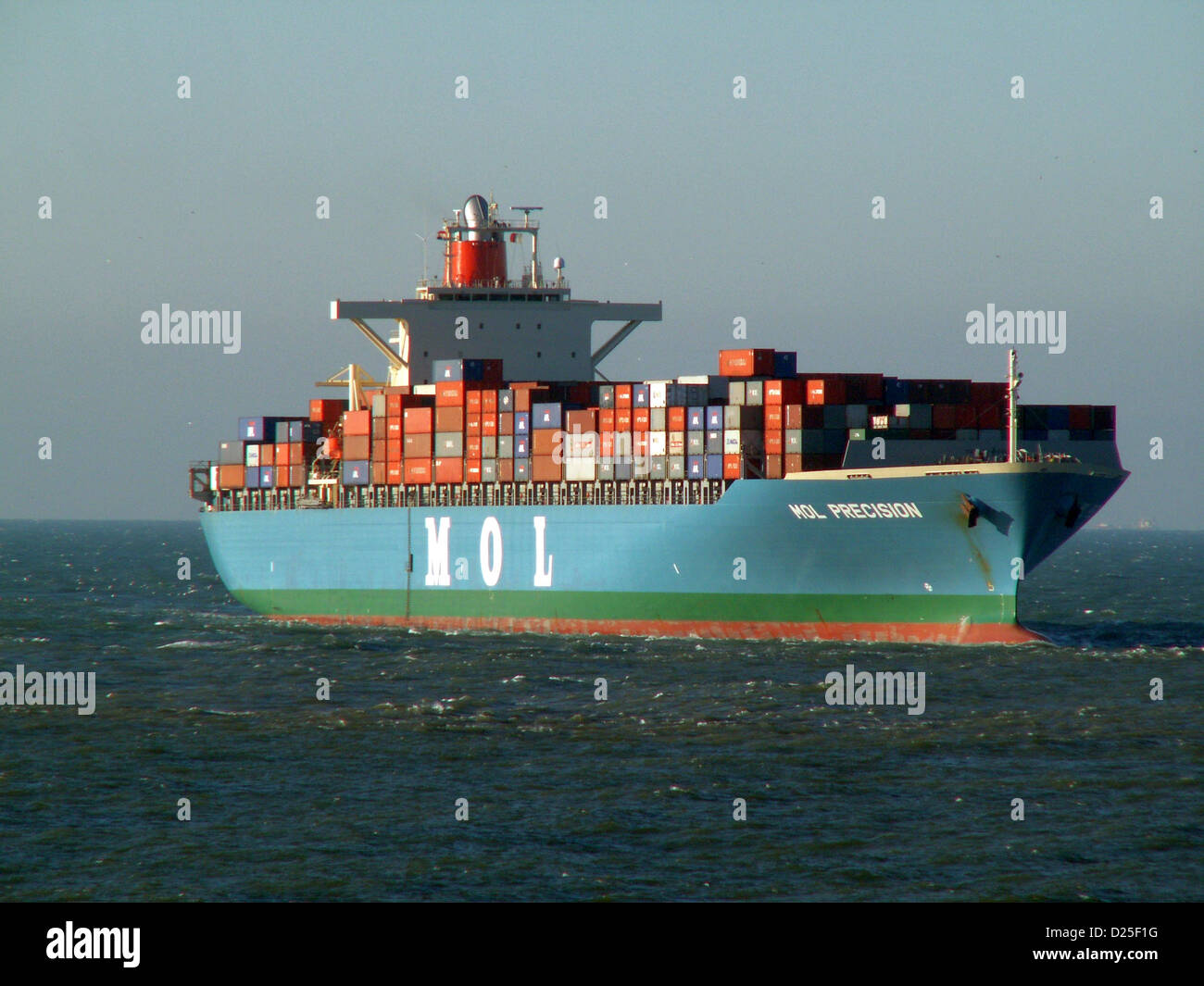 Cargo container ship Stock Photo - Alamy