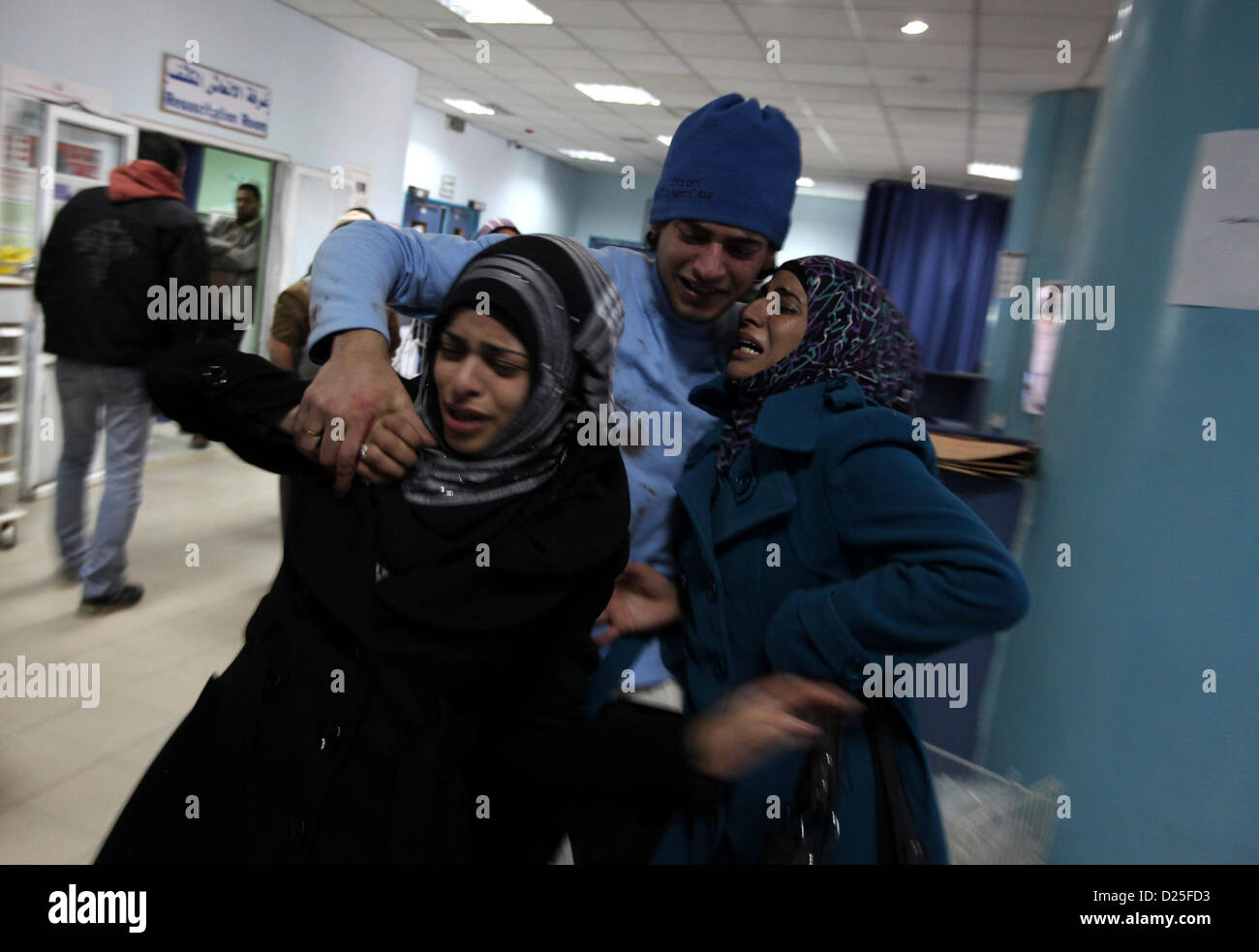 Jan. 15, 2013 - Ramallah, West Bank, Palestinian Territory - Family ...