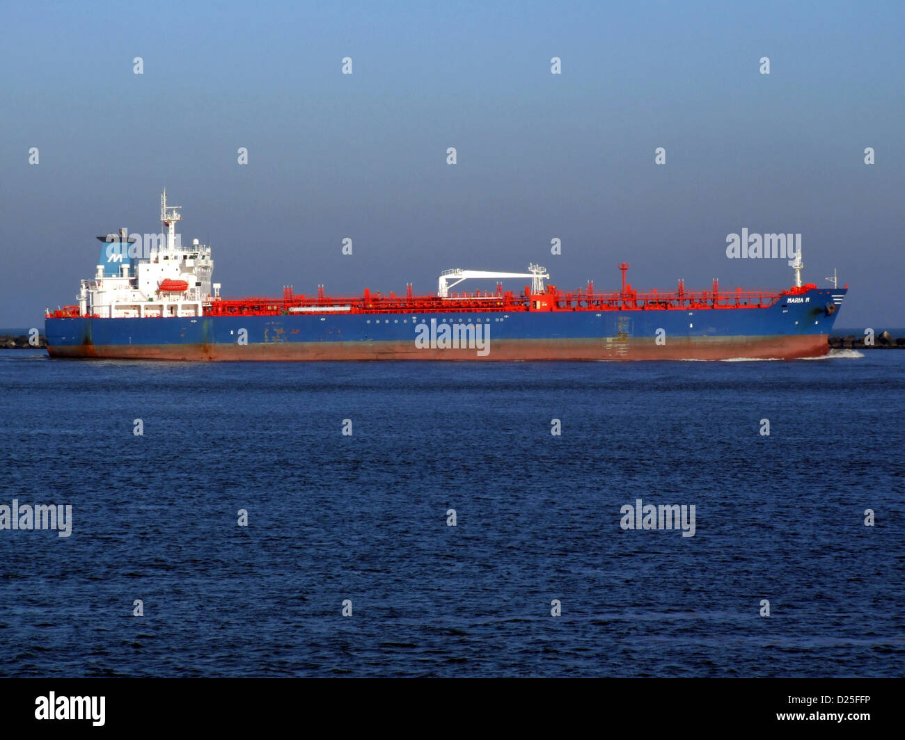 Cargo container ship Stock Photo - Alamy