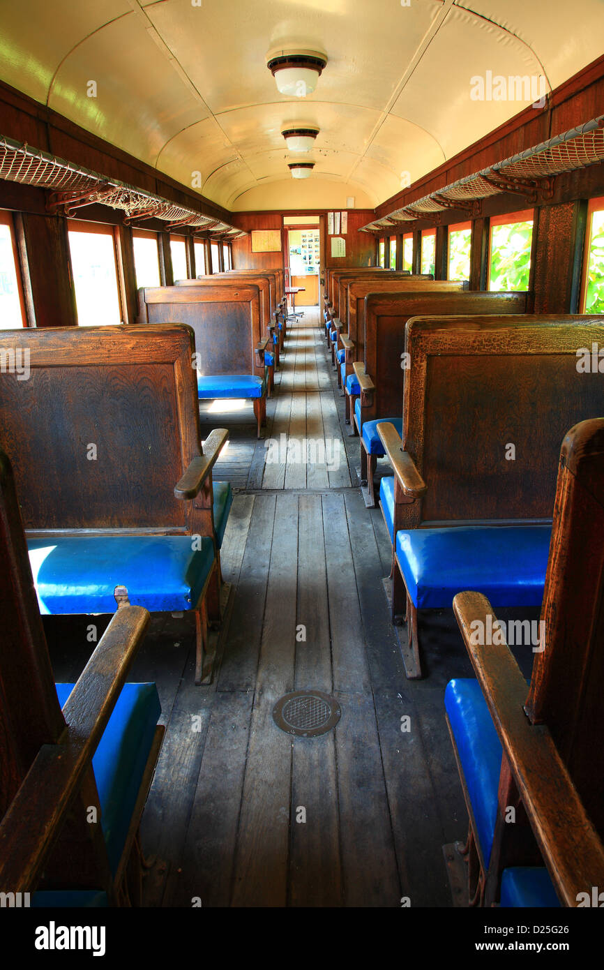 Old train interior hi-res stock photography and images - Alamy