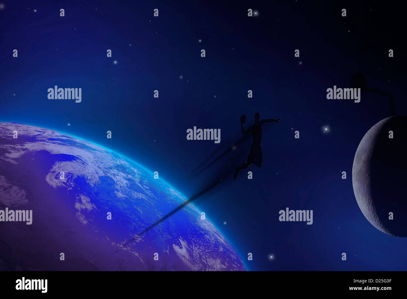 Icon determination jump hi-res stock photography and images - Alamy