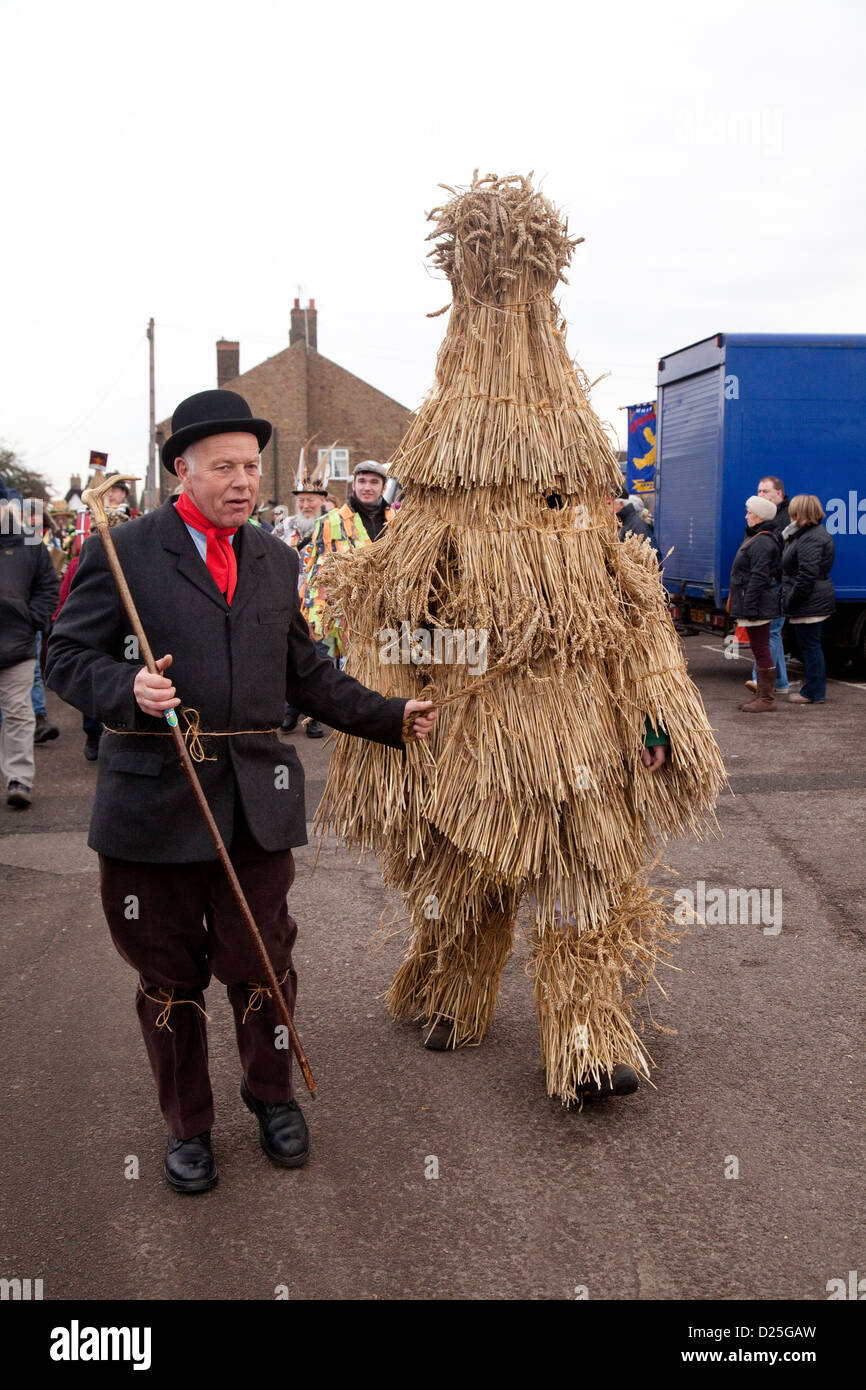 The Straw Bear at Whittlesey Straw Bear festival, Cambridgeshire ...