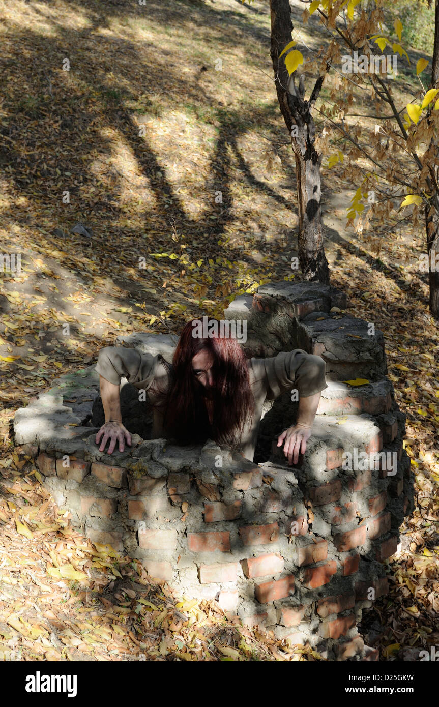 Female crawls out hi-res stock photography and images - Alamy